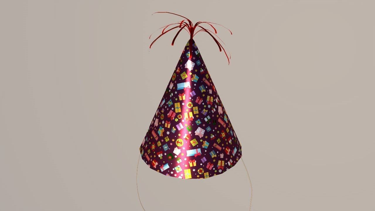 Party Hat Package free 3D model 3D printable | CGTrader