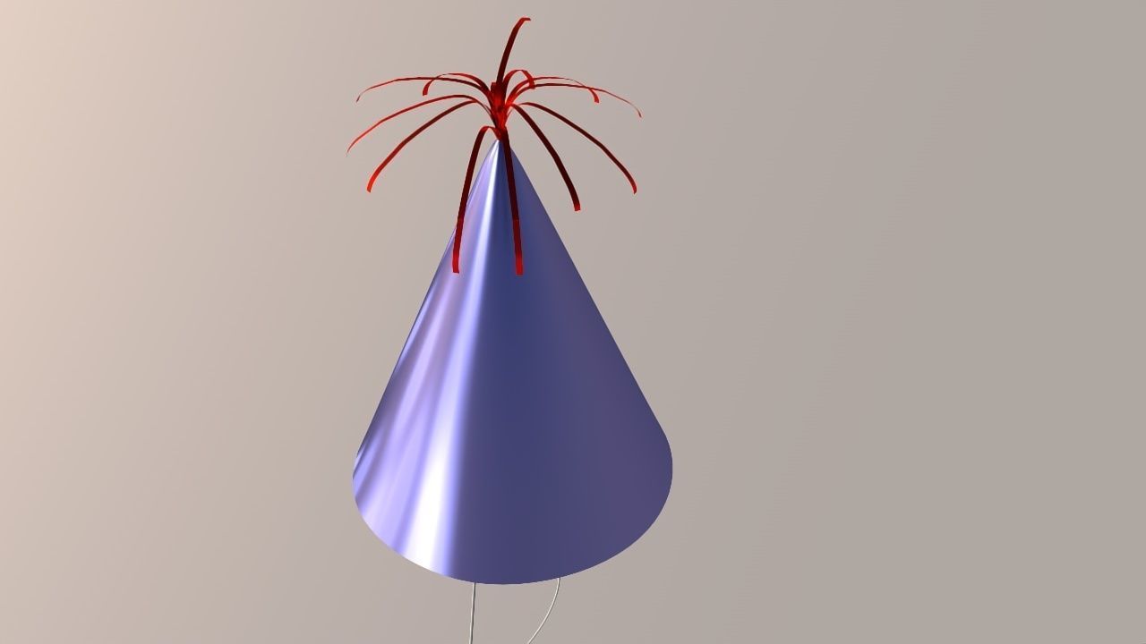 Party Hat Package free 3D model 3D printable | CGTrader