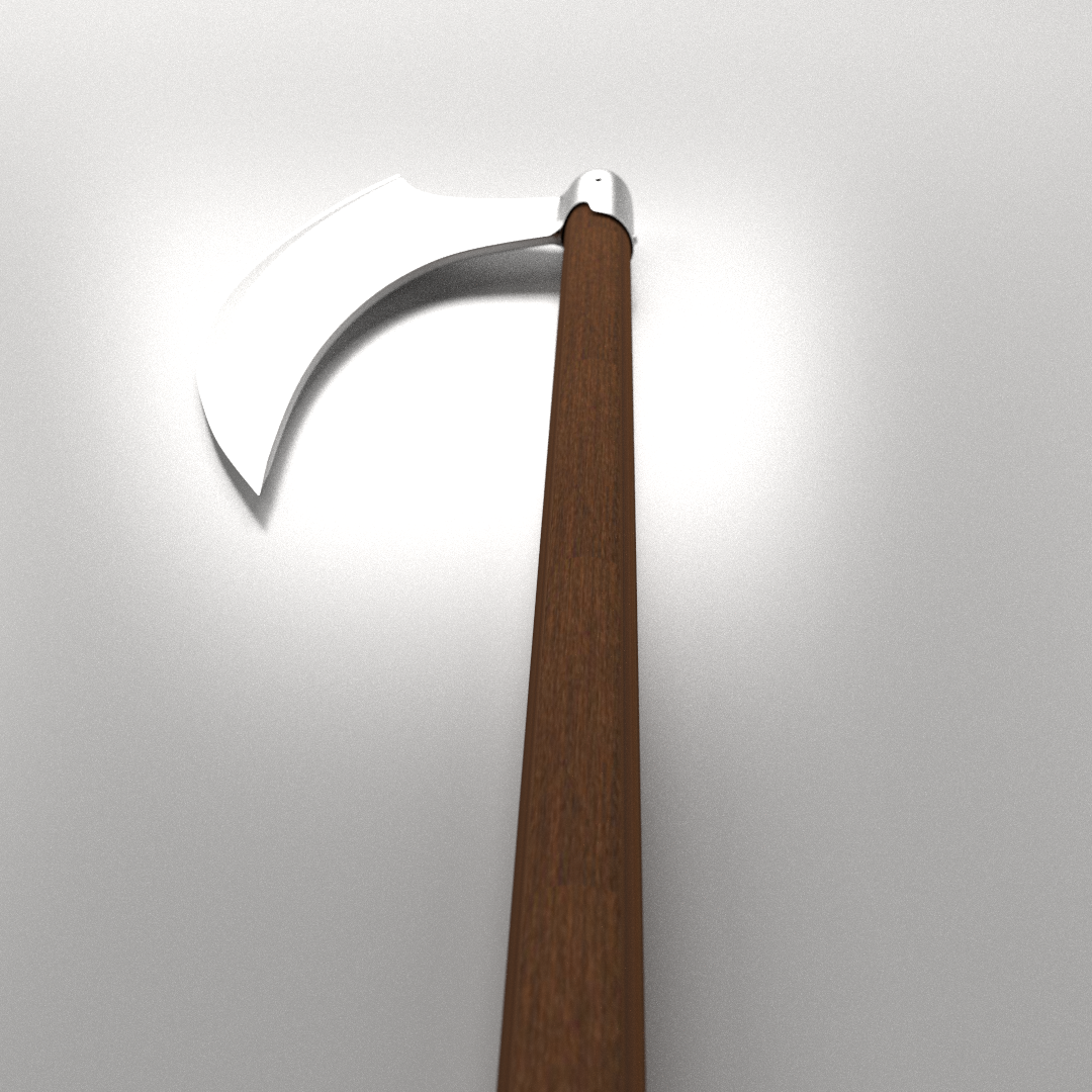 Sickle Axe 3D Model .3ds .fbx .blend .dae - CGTrader.com