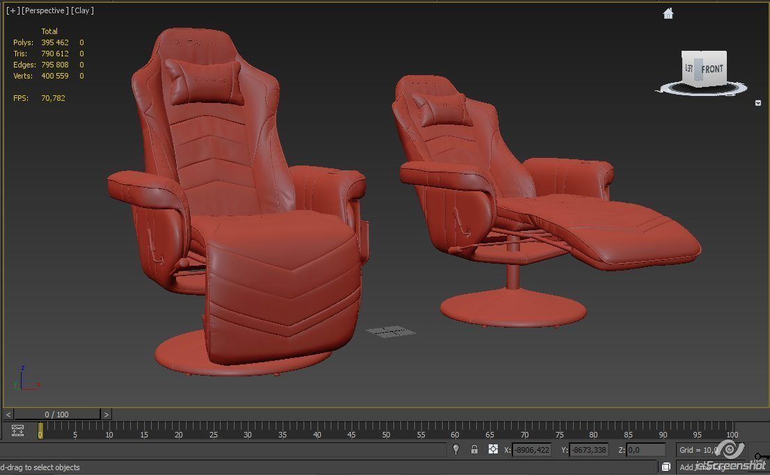 RESPAWN Gaming Recliner RSP 900 BLUE 3D model | CGTrader