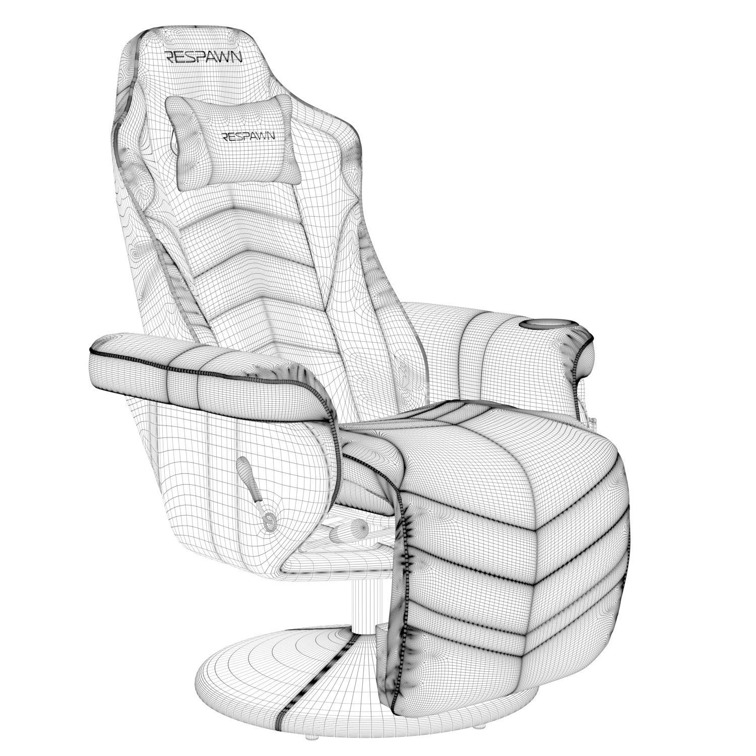 RESPAWN Gaming Recliner RSP 900 BLUE 3D model | CGTrader