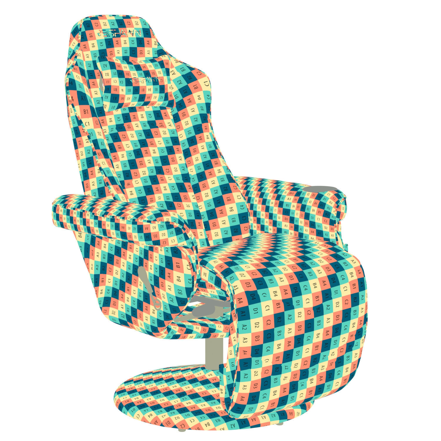 RESPAWN Gaming Recliner RSP 900 BLUE 3D model | CGTrader