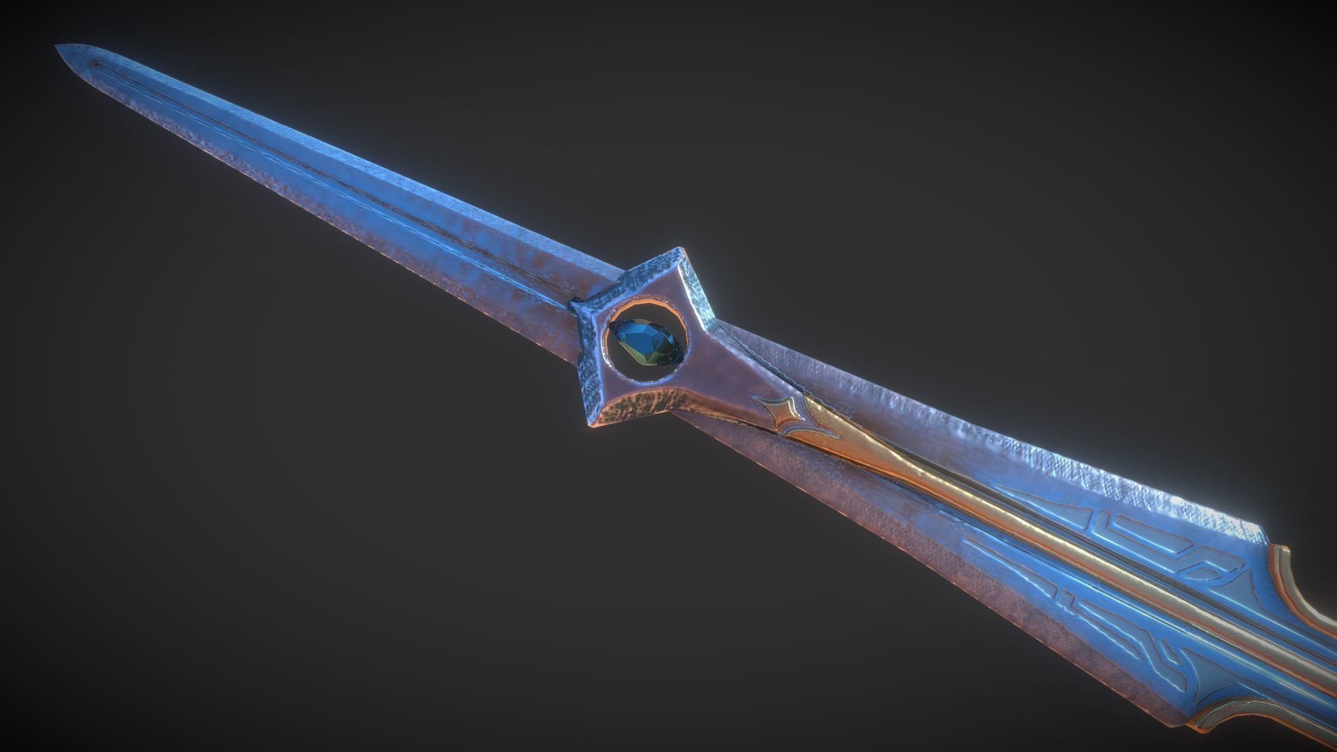 3D model Holy Longsword VR / AR / low-poly | CGTrader