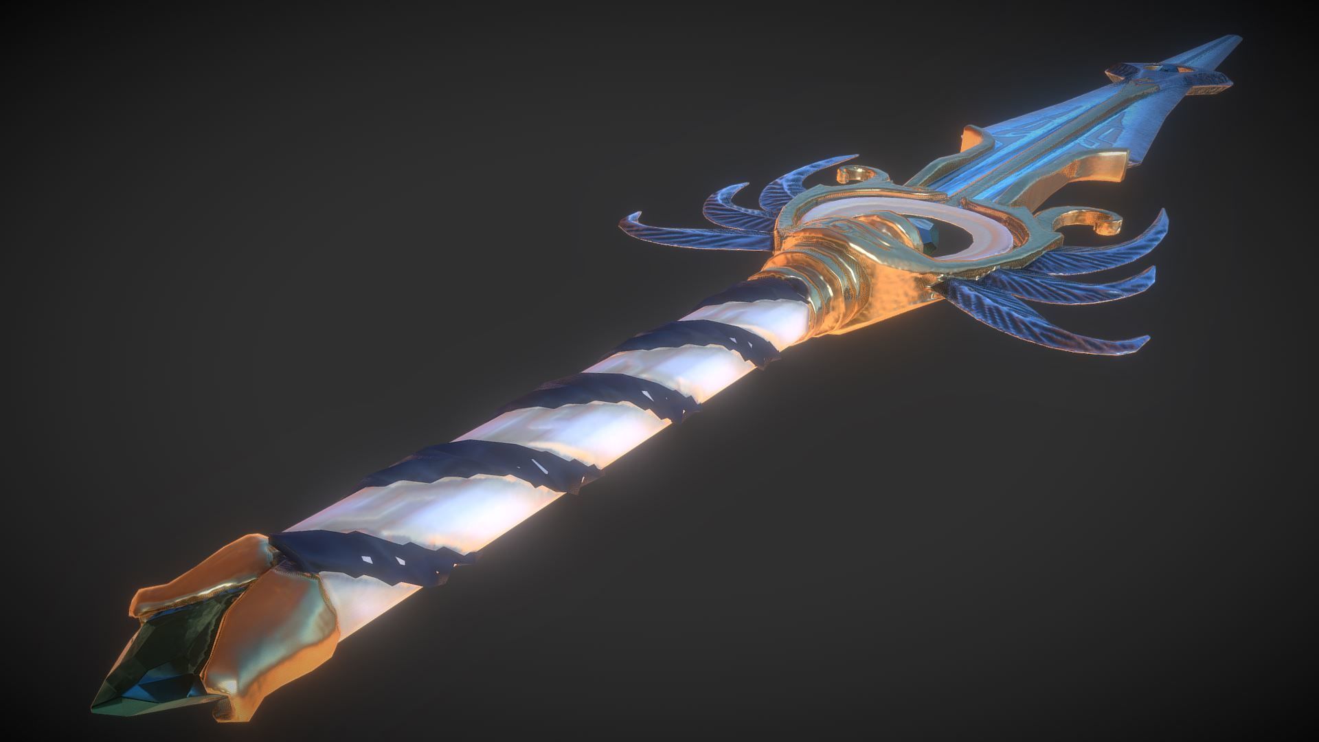 3D model Holy Longsword VR / AR / low-poly | CGTrader