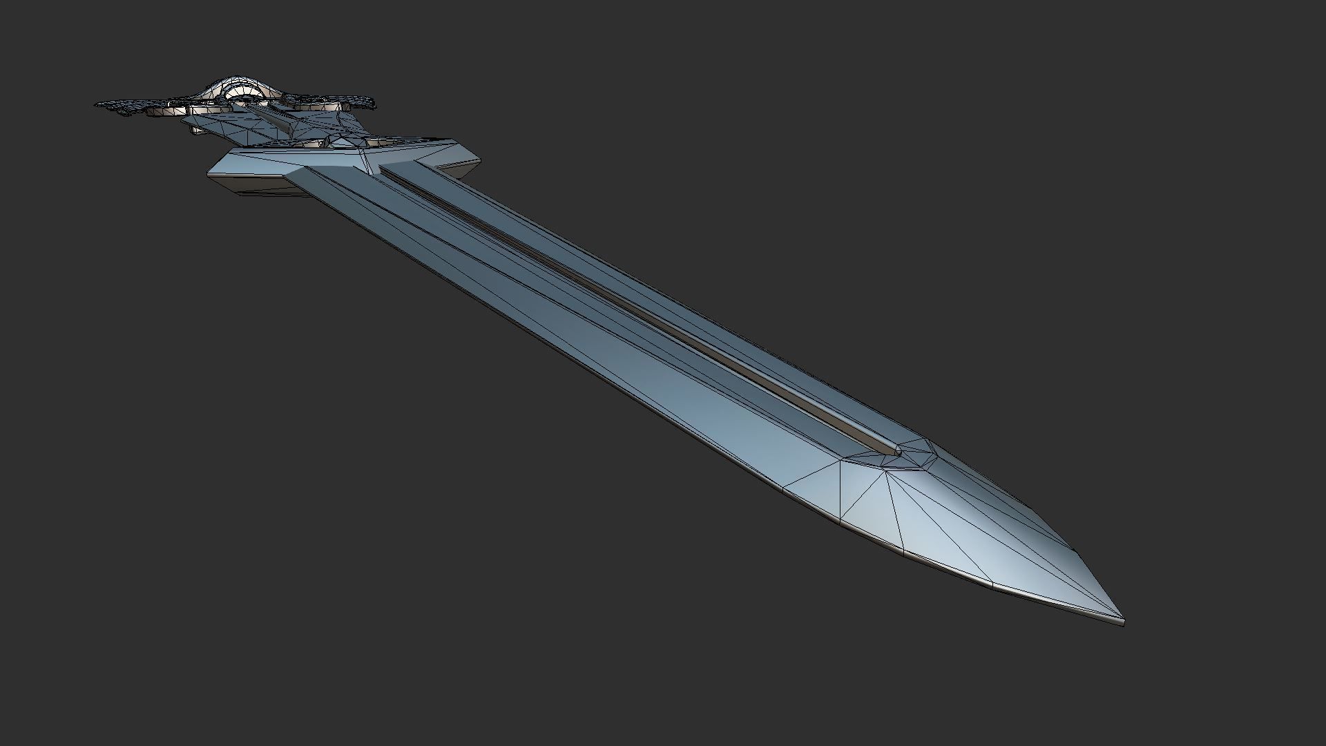 3D model Holy Longsword VR / AR / low-poly | CGTrader