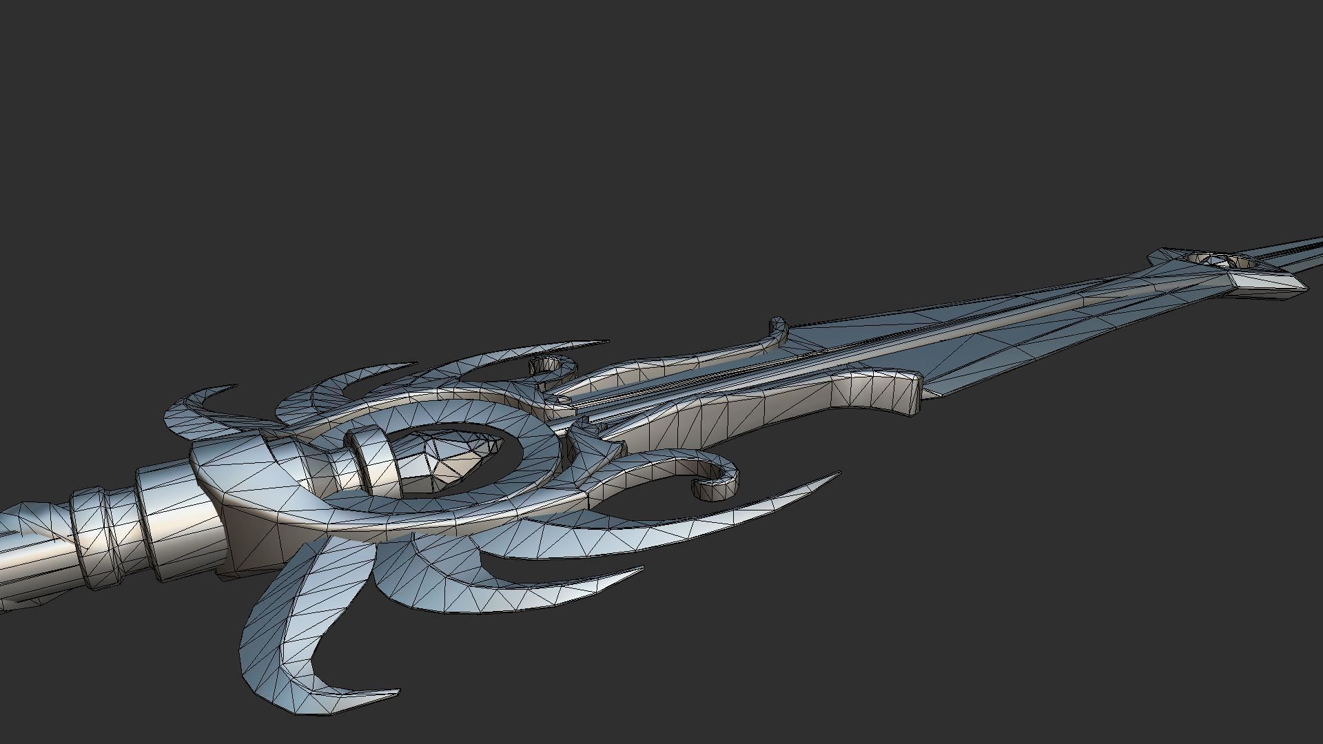 3D model Holy Longsword VR / AR / low-poly | CGTrader