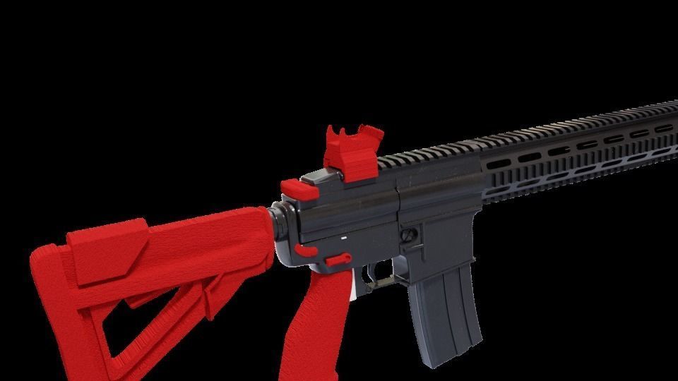HK 416 rainbow six siege 3D model | CGTrader