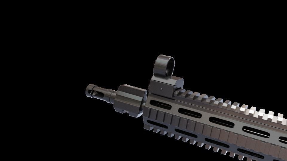 HK 416 rainbow six siege 3D model | CGTrader