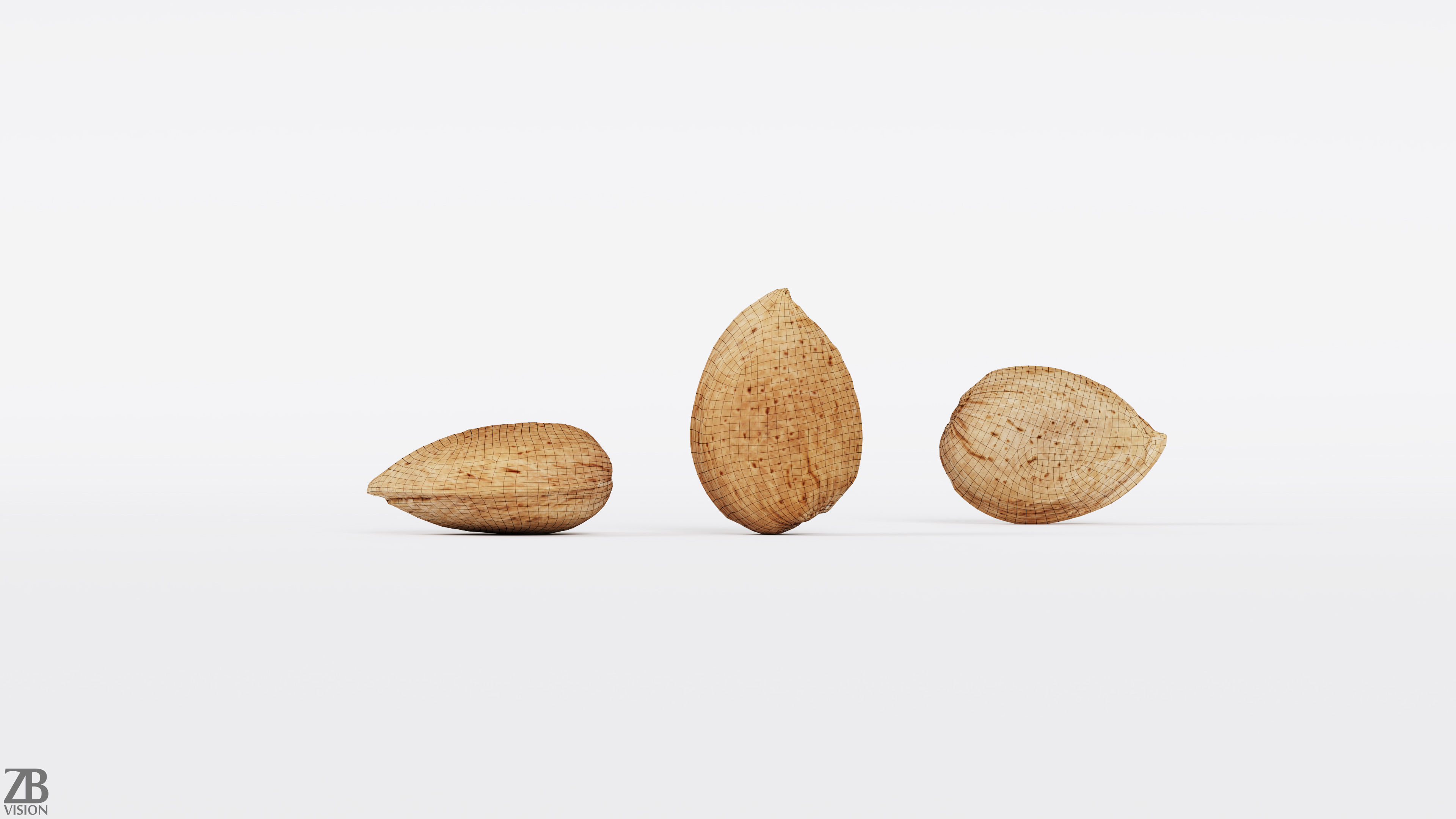 Almond 3D model | CGTrader