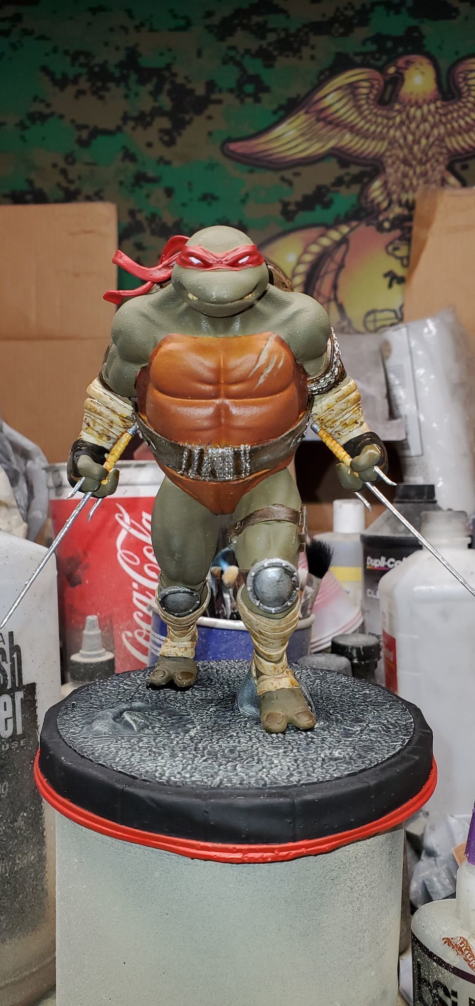 Fanart TMNT Raphael Statue 3D model 3D printable | CGTrader