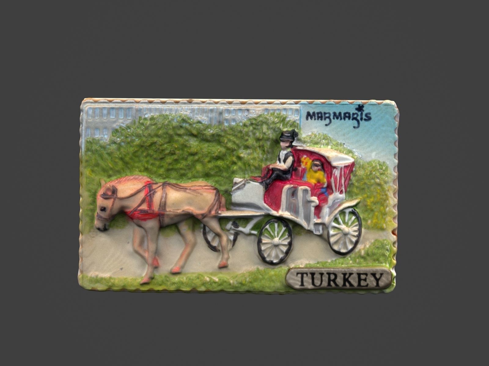 Turkey Magnet Souvenir 3D model 3D printable | CGTrader