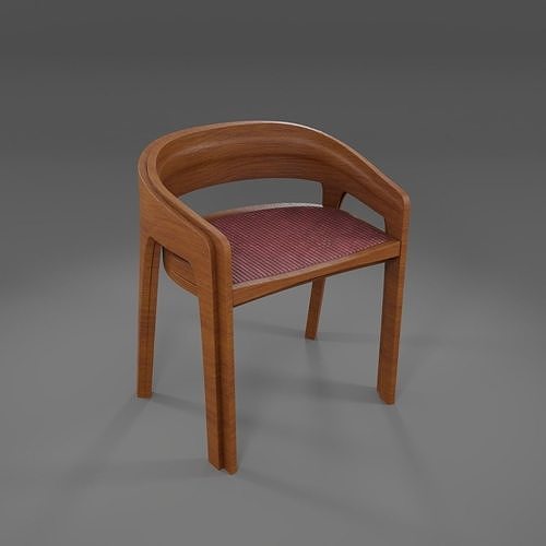 Wooden chair 3D Model free 3D model | CGTrader