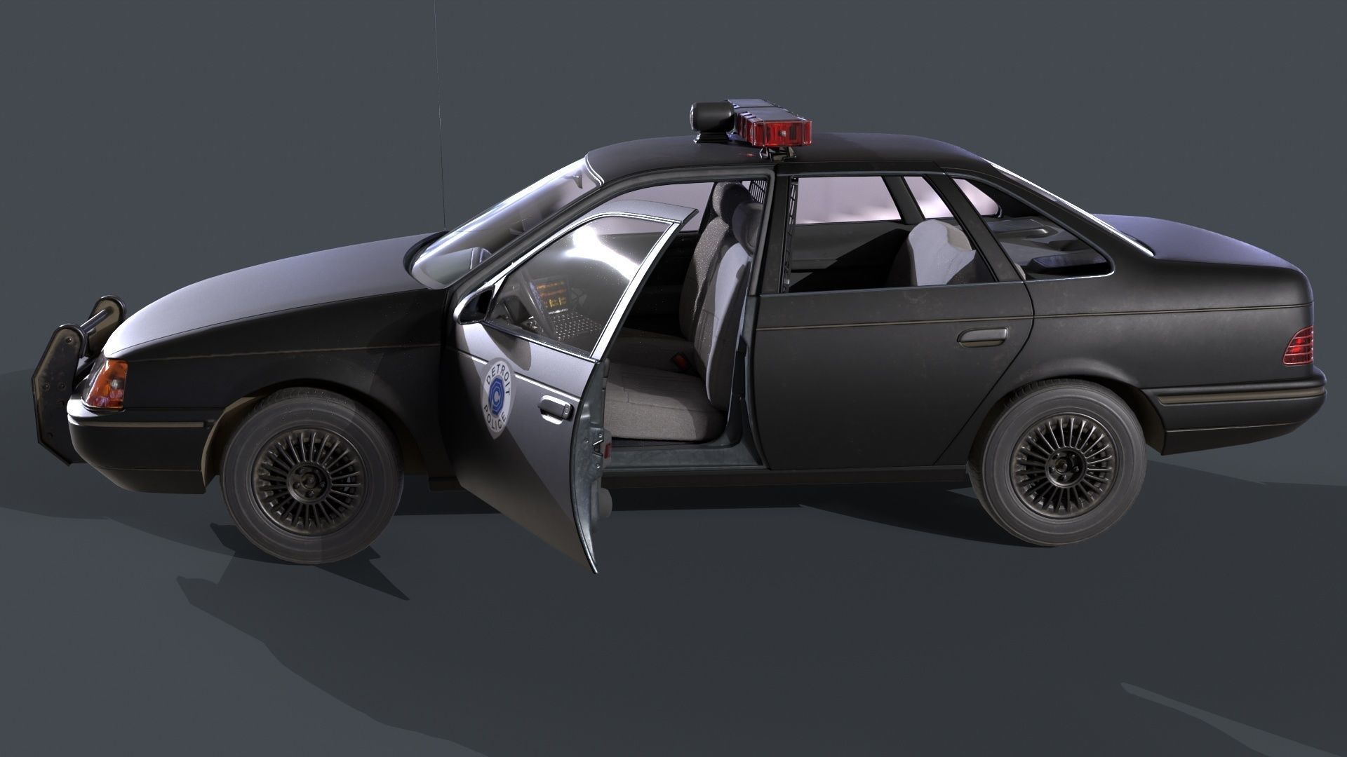 3D model Ford Taurus Robocop OCP Police Car VR / AR / low-poly | CGTrader