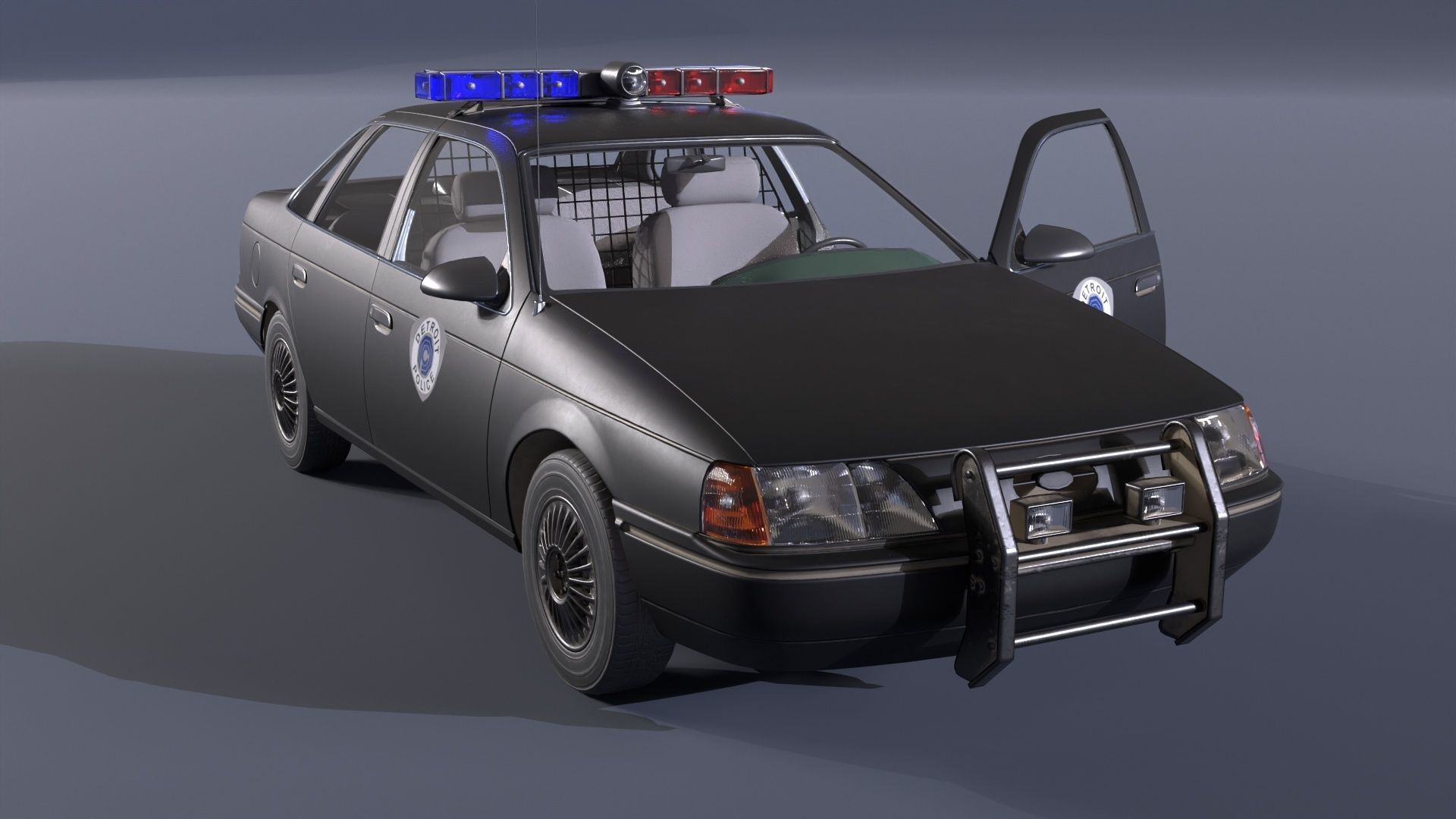 3D model Ford Taurus Robocop OCP Police Car VR / AR / low-poly | CGTrader
