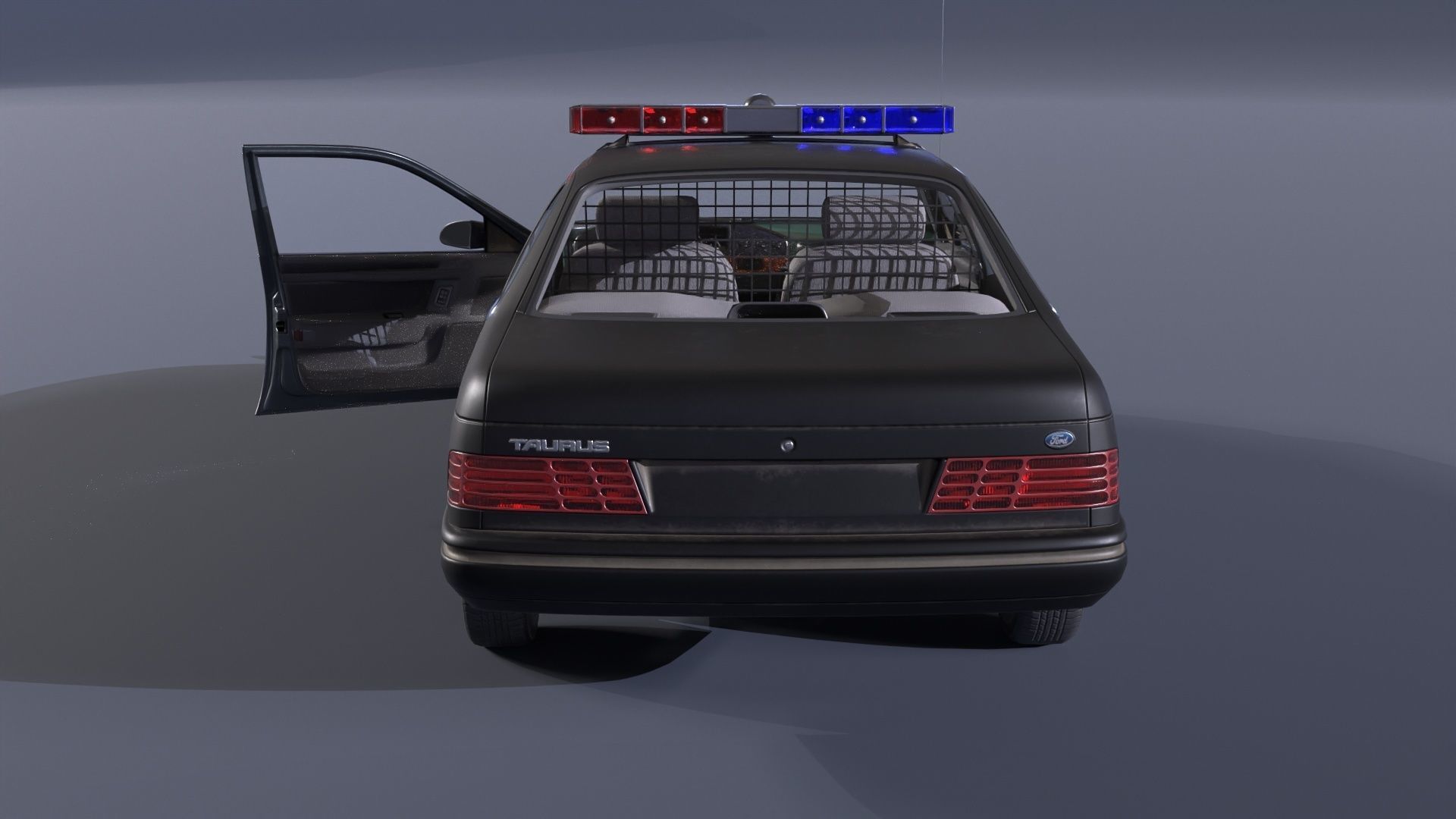 3D model Ford Taurus Robocop OCP Police Car VR / AR / low-poly | CGTrader