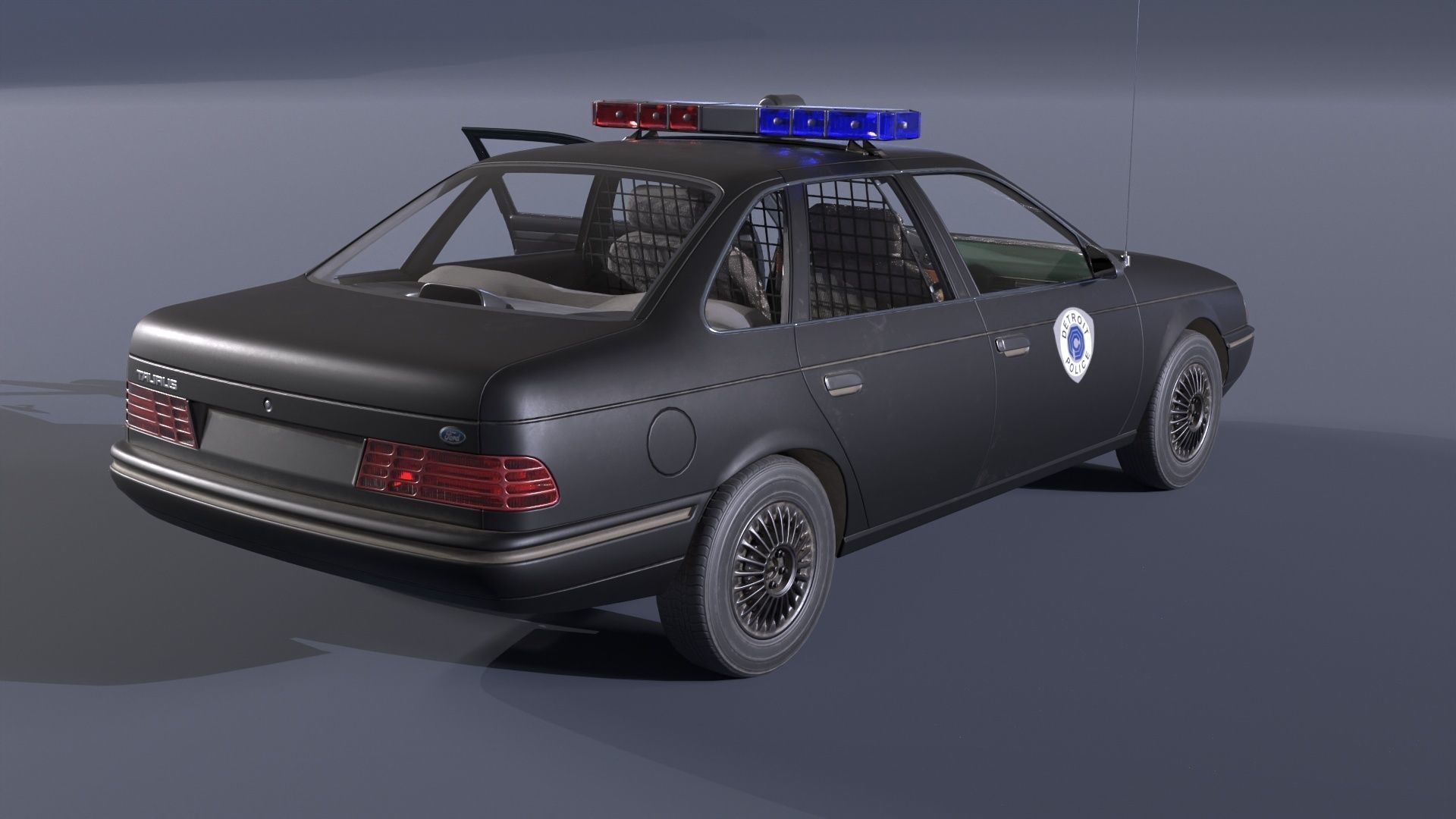 3D model Ford Taurus Robocop OCP Police Car VR / AR / low-poly | CGTrader