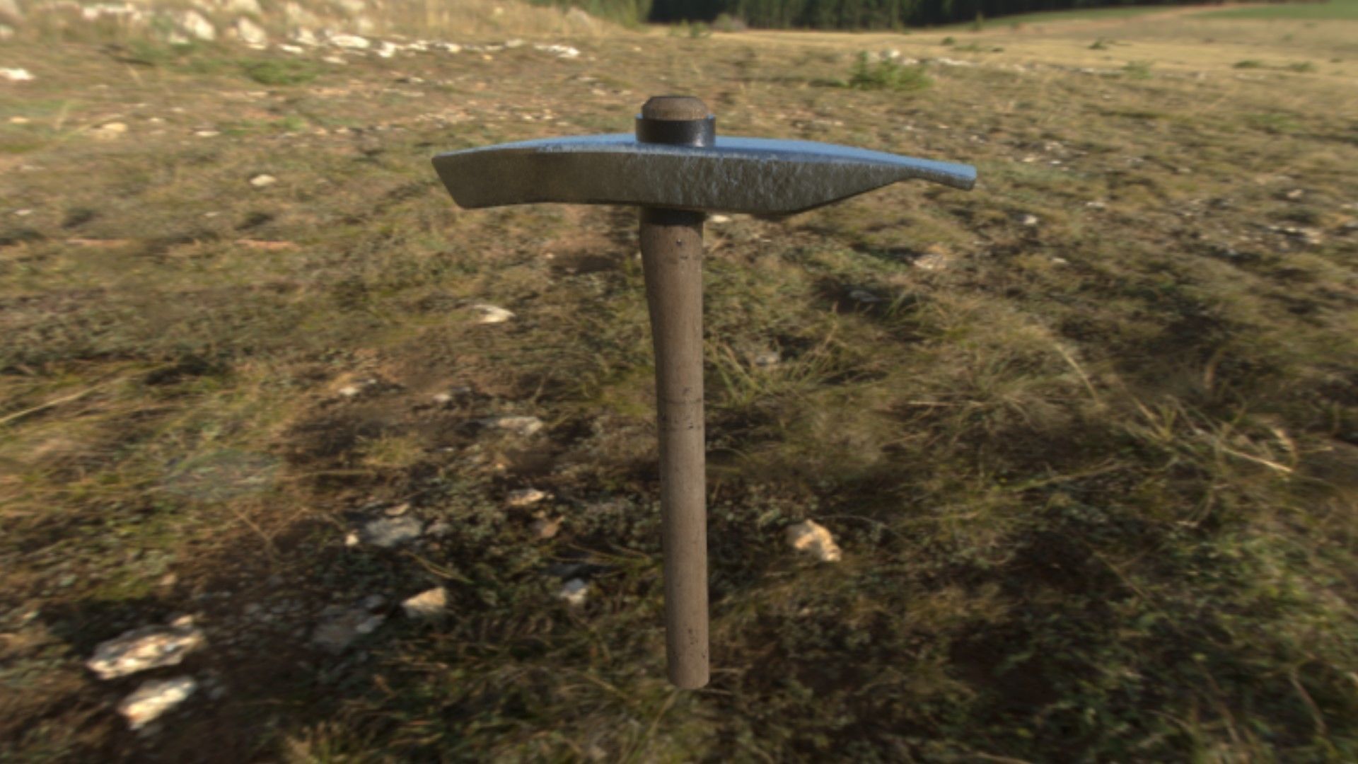 3D model Medieval Pickaxe VR / AR / low-poly | CGTrader
