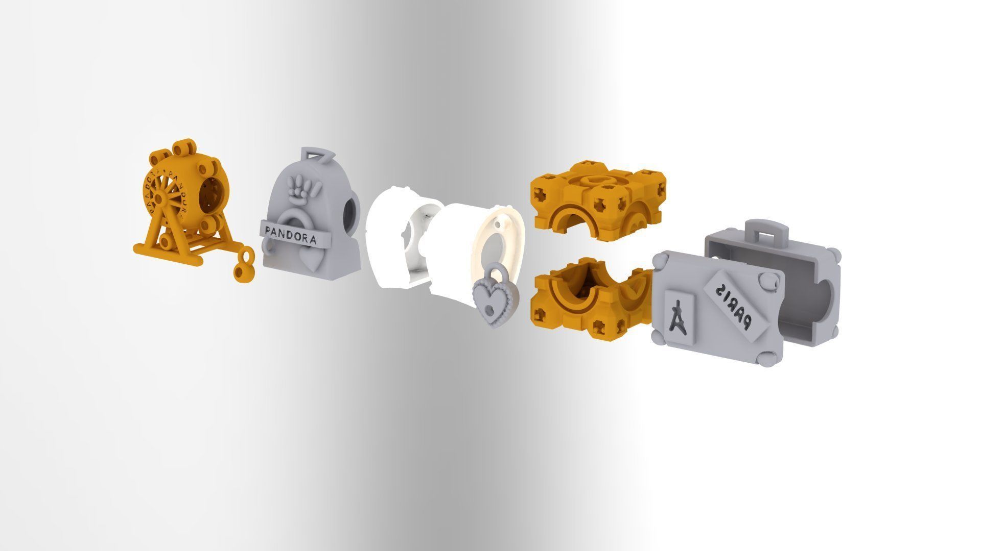 Pandora models 3D model 3D printable | CGTrader