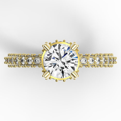 3DM Format Personalized eternity engagement ring for women 3D model 3D ...