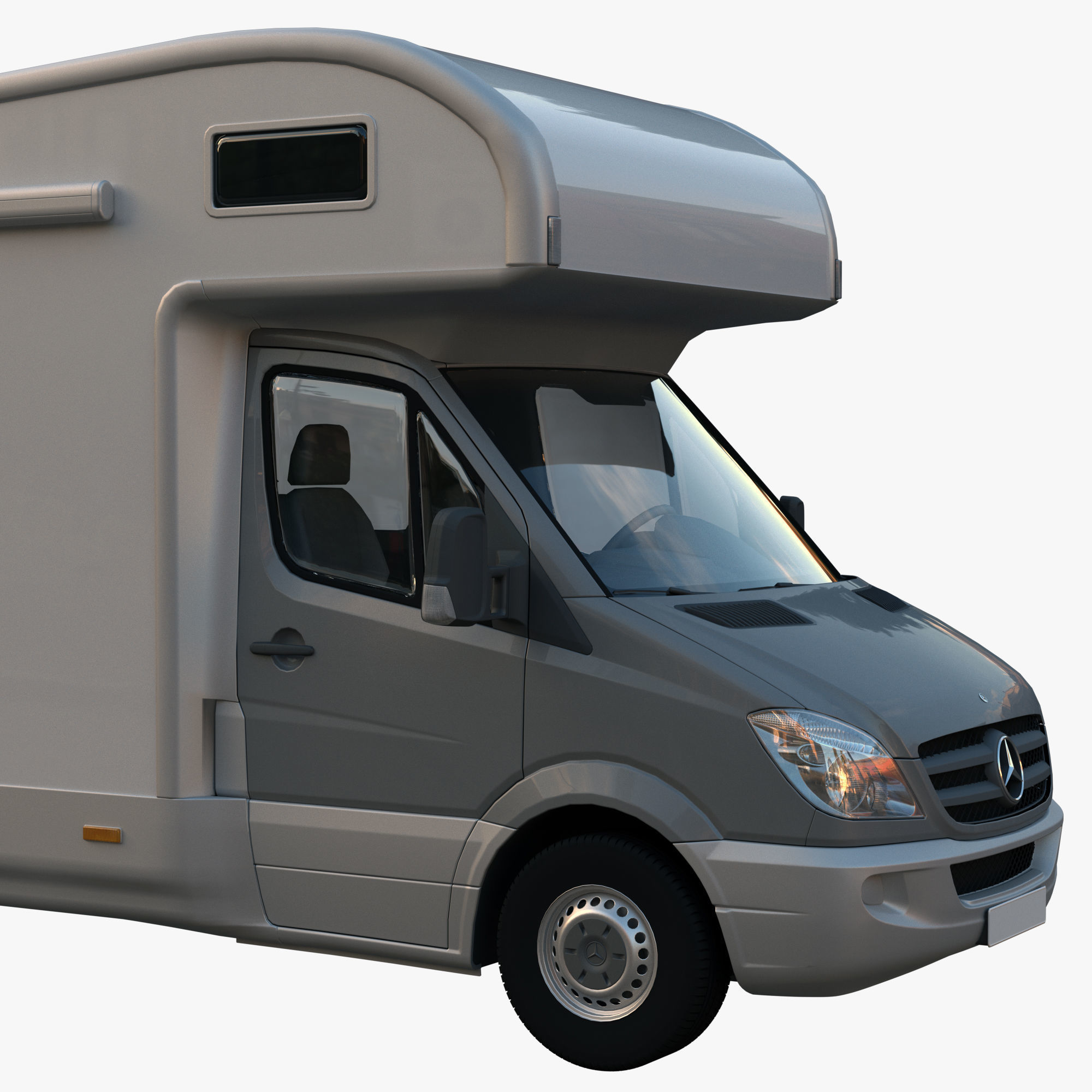 Motorhome mercedes benz rv 3D model | CGTrader