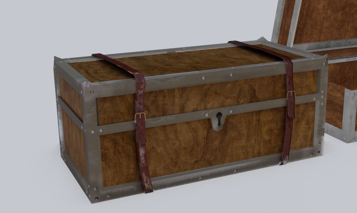 3D model RPG Chest pack VR / AR / low-poly | CGTrader