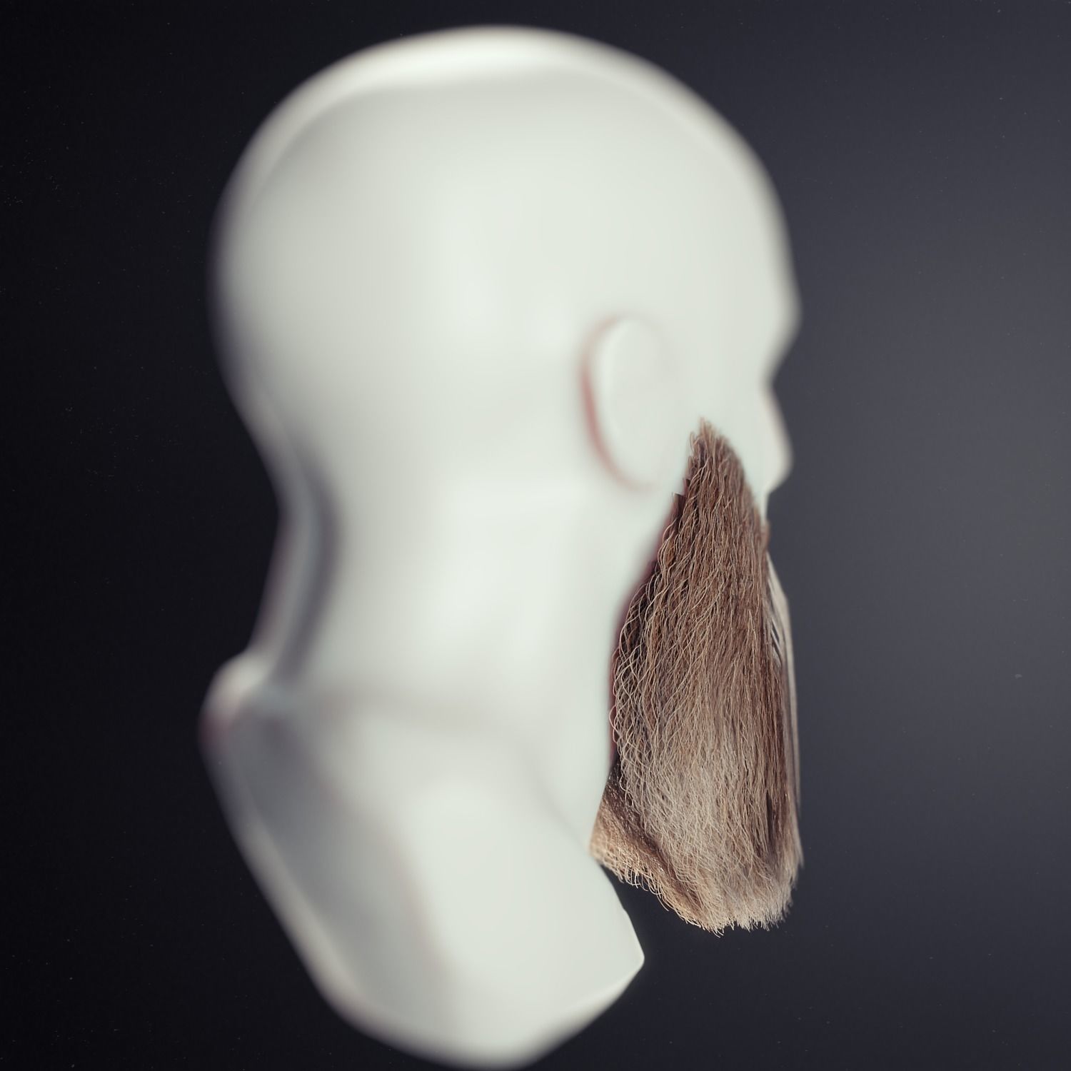3D model Beard Blender Low Poly 2 VR / AR / low-poly | CGTrader