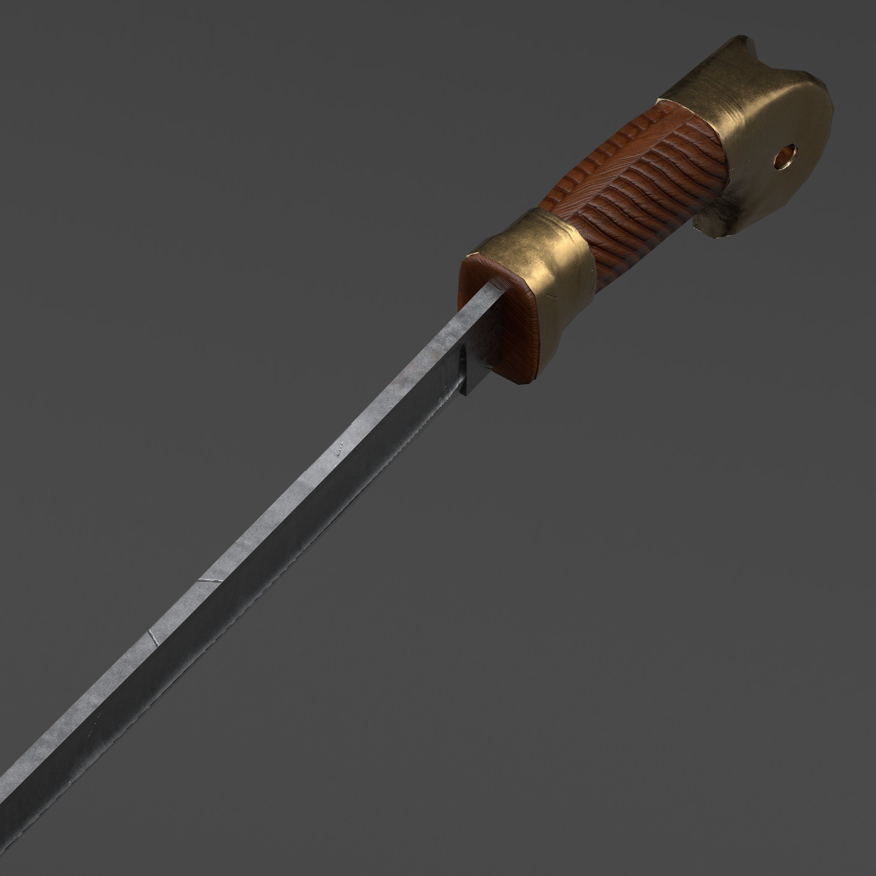 Russian Cossack Shashqua Saber free VR / AR / low-poly 3D model | CGTrader