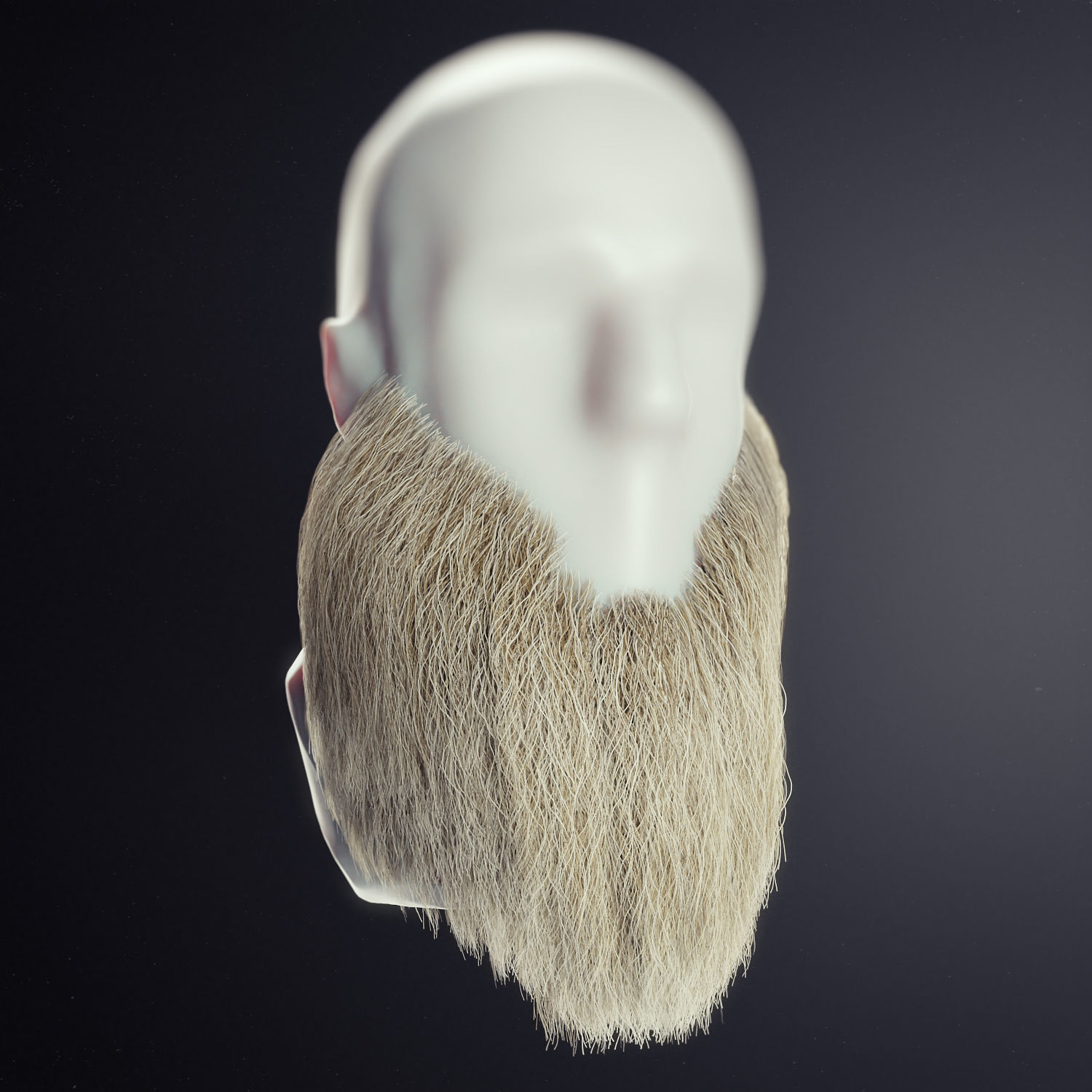 3D model Beard Blender Low Poly 3 VR / AR / low-poly | CGTrader