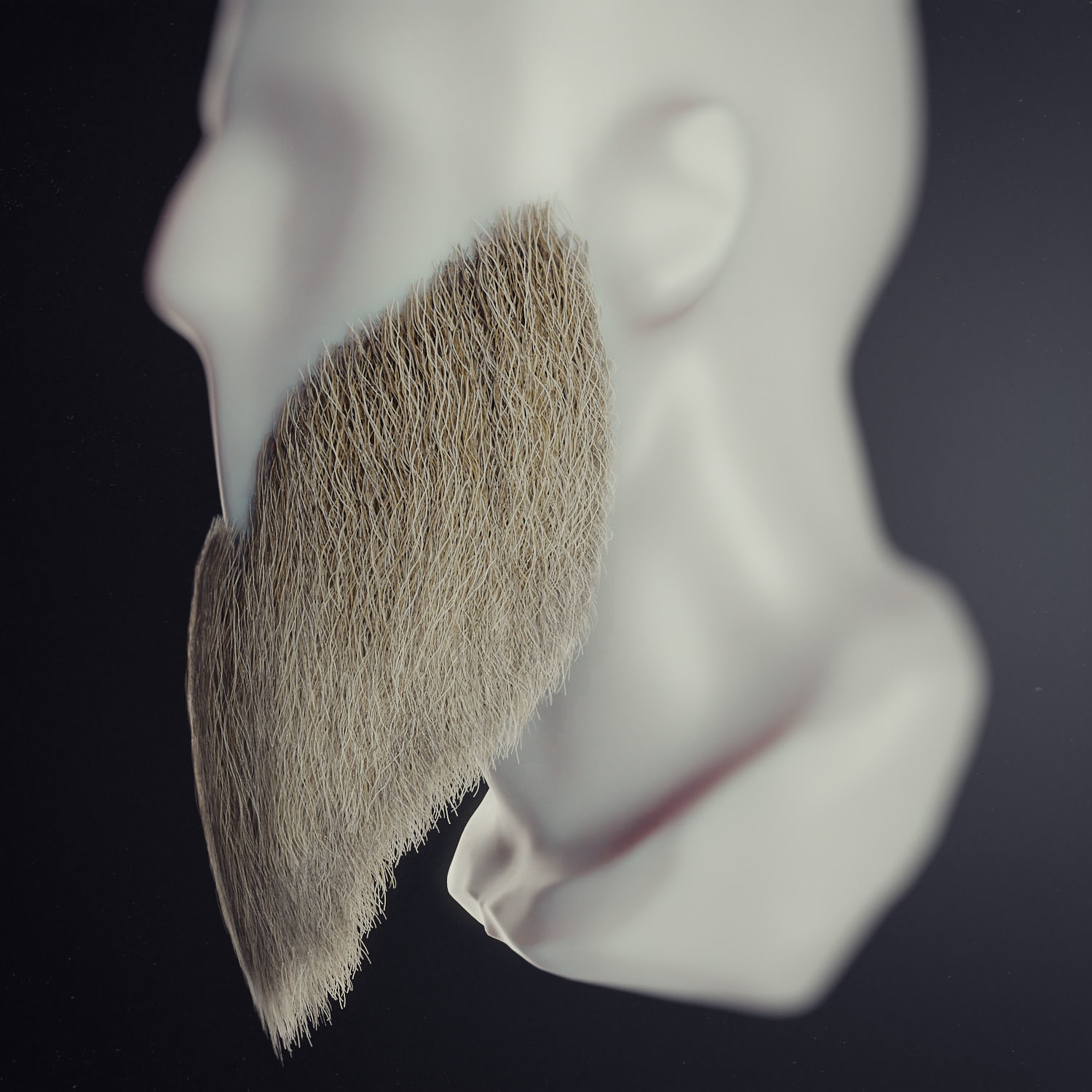 3D model Beard Blender Low Poly 6 VR / AR / low-poly | CGTrader