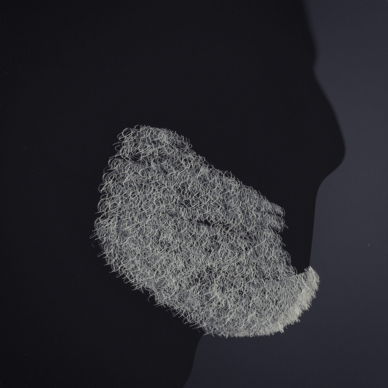 3D model Beard Blender Low Poly 7 VR / AR / low-poly | CGTrader