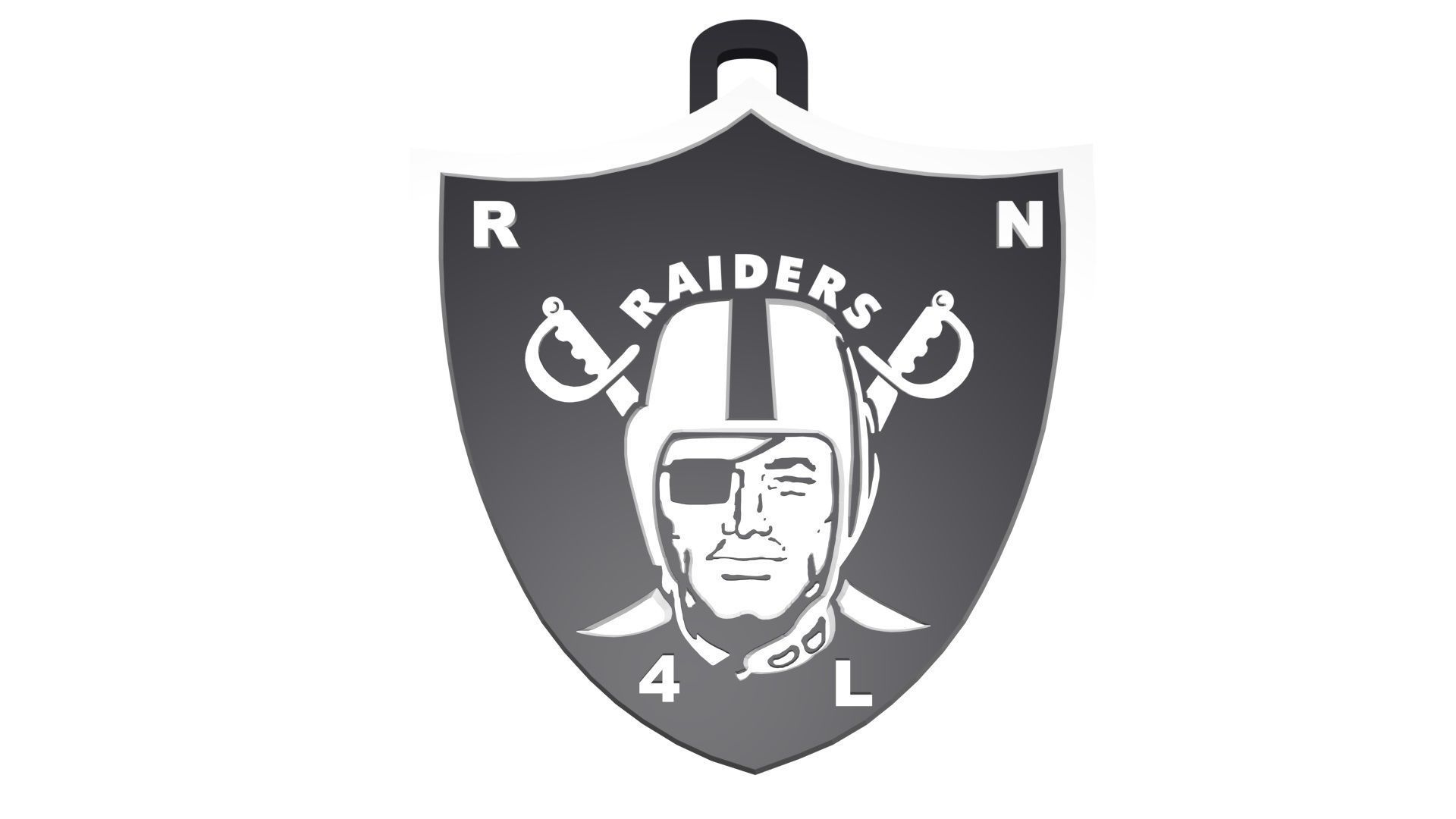 Custom Raiders logo for Joe 3D model | CGTrader