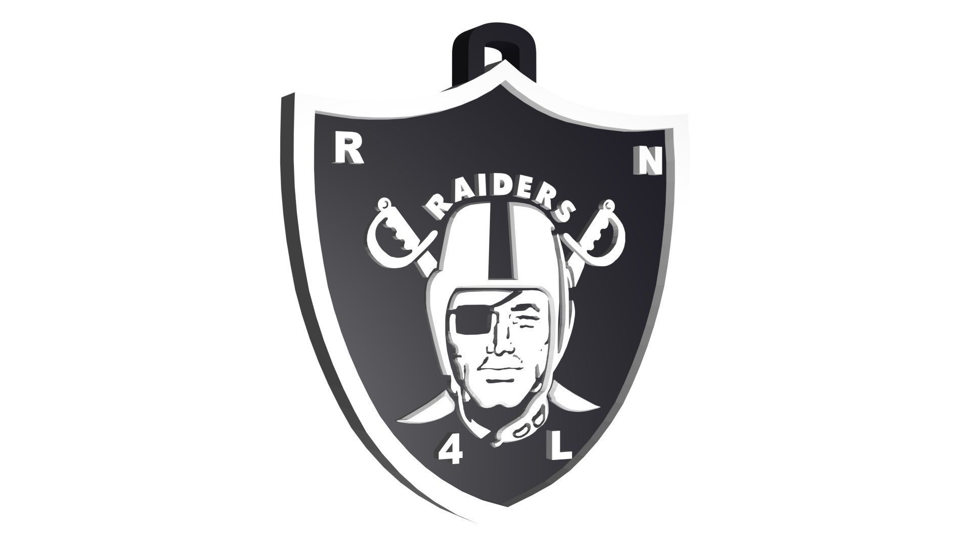 Custom Raiders logo for Joe 3D model | CGTrader