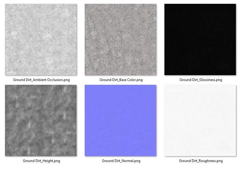 Ground Dirt PBR Texture Texture | CGTrader
