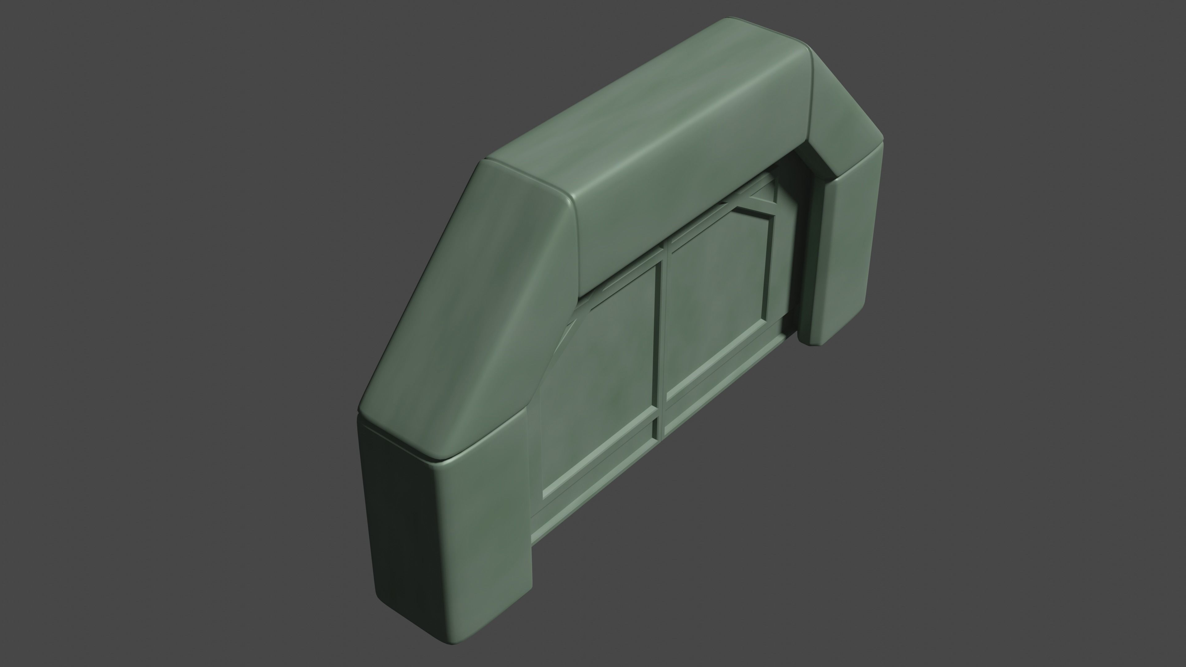 Space ship door free VR / AR / low-poly 3D model animated rigged | CGTrader