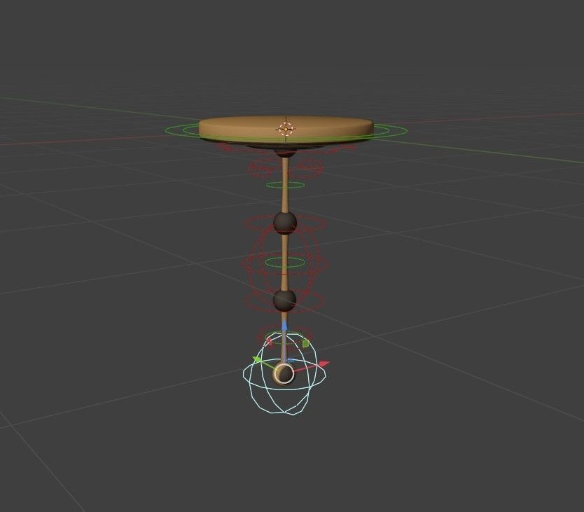 Pendulum Rig Blender free VR / AR / low-poly 3D model animated rigged ...