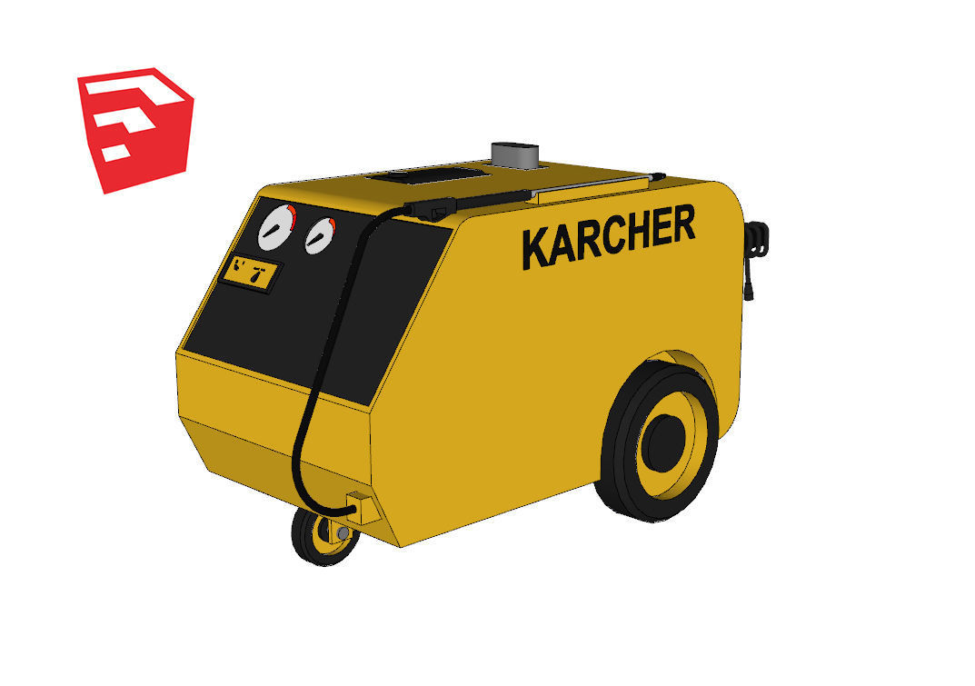 KARCHER air compressor 3D model | CGTrader