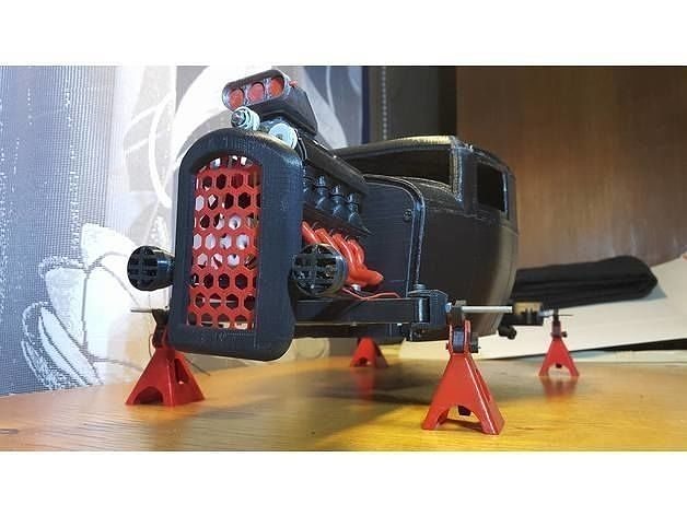 Hotrod teflon intake manifold 3D model 3D printable | CGTrader