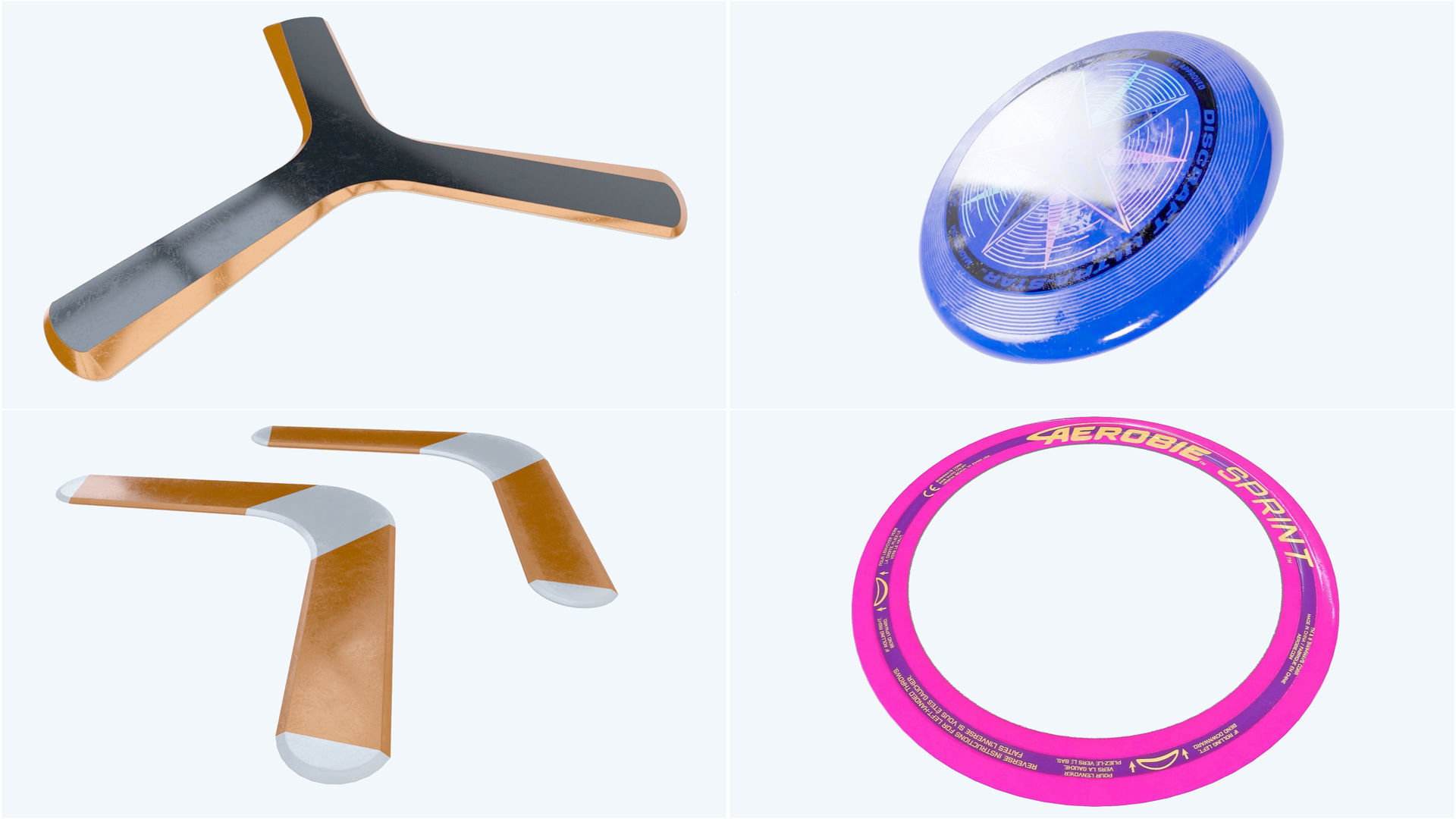 3D model Frisbee Collection frisbees VR / AR / low-poly | CGTrader