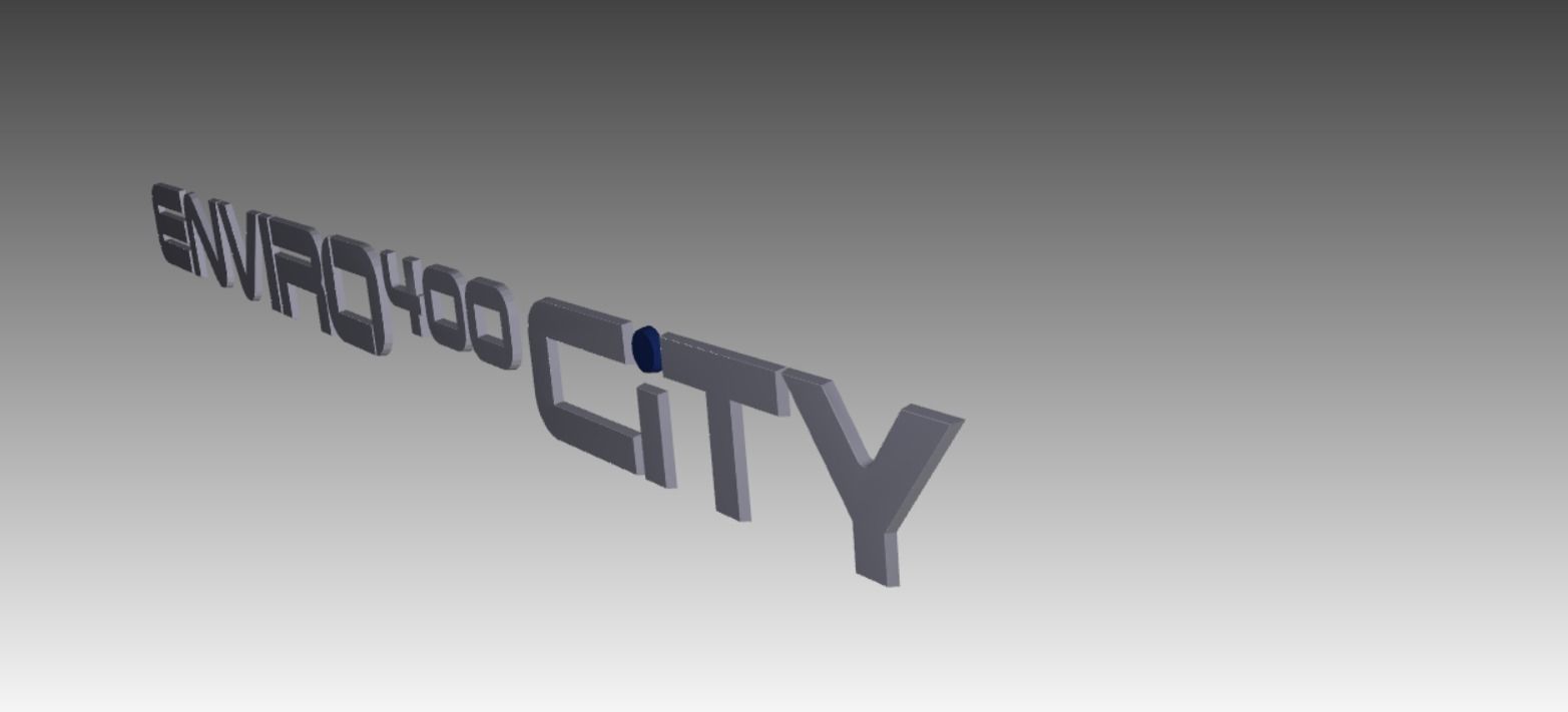 3D model ADL Enviro 400 City Logo VR / AR / low-poly | CGTrader