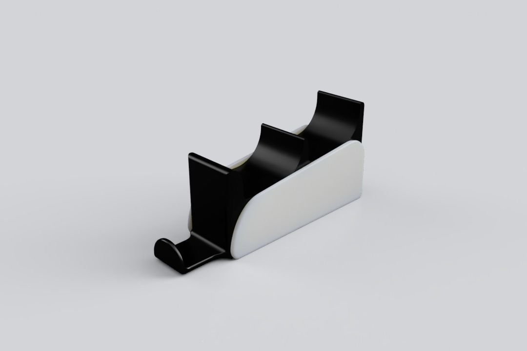 PS5-style controller stand 3D model 3D printable | CGTrader