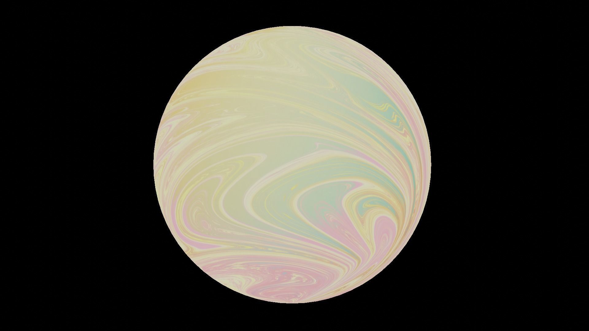 3D model HDR Panoramic Sky - 6 Alien FLUID ART VR / AR / low-poly ...