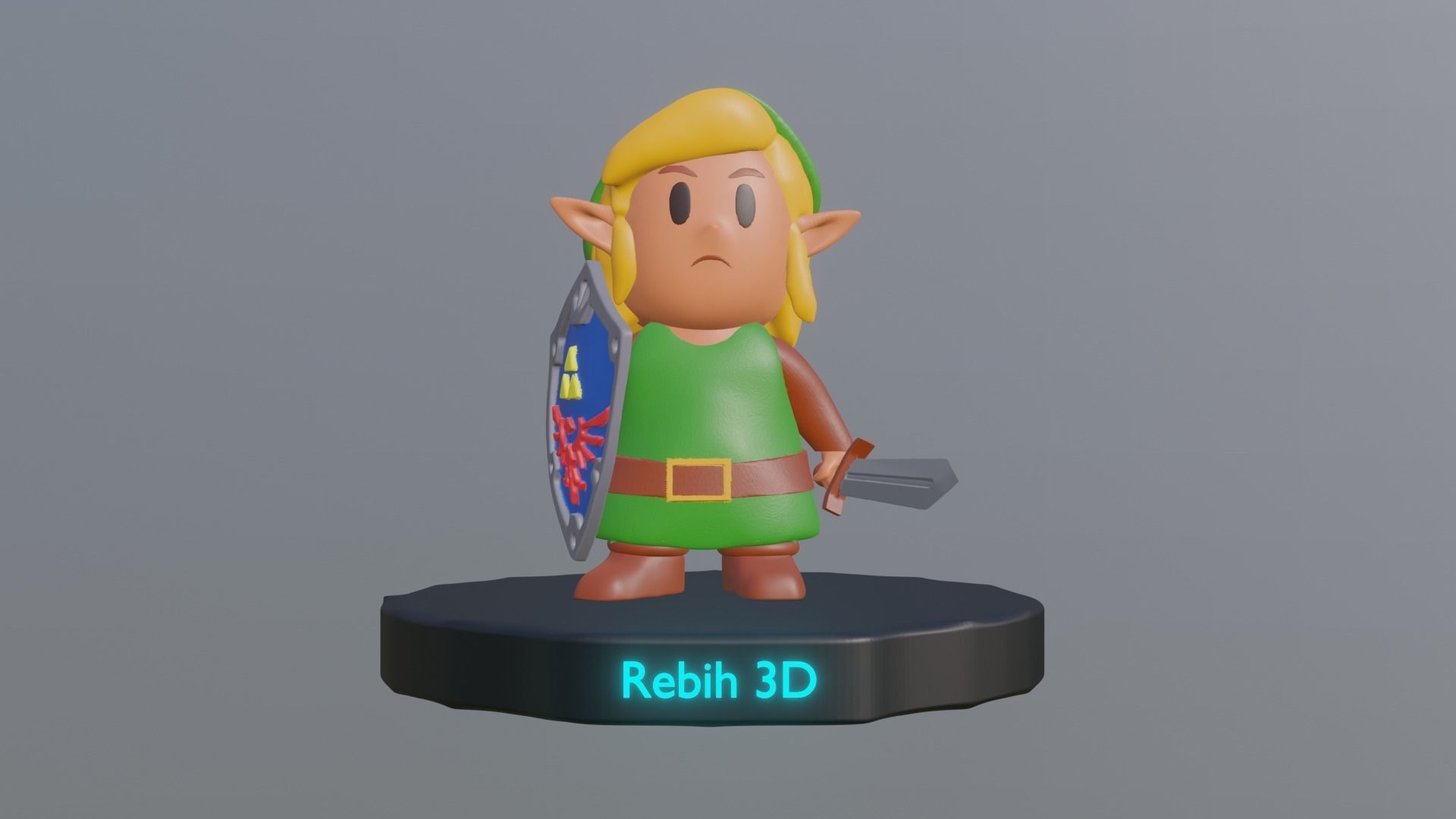 The Legend Of Zelda - Link Firgure 3D print model free 3D model 3D ...