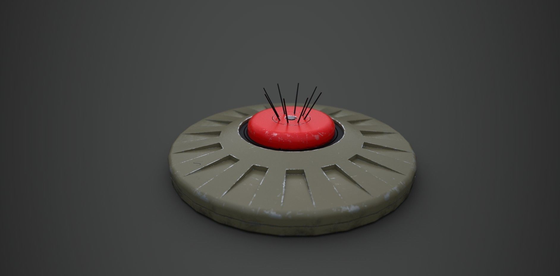 3D model Land Mine VR / AR / low-poly | CGTrader