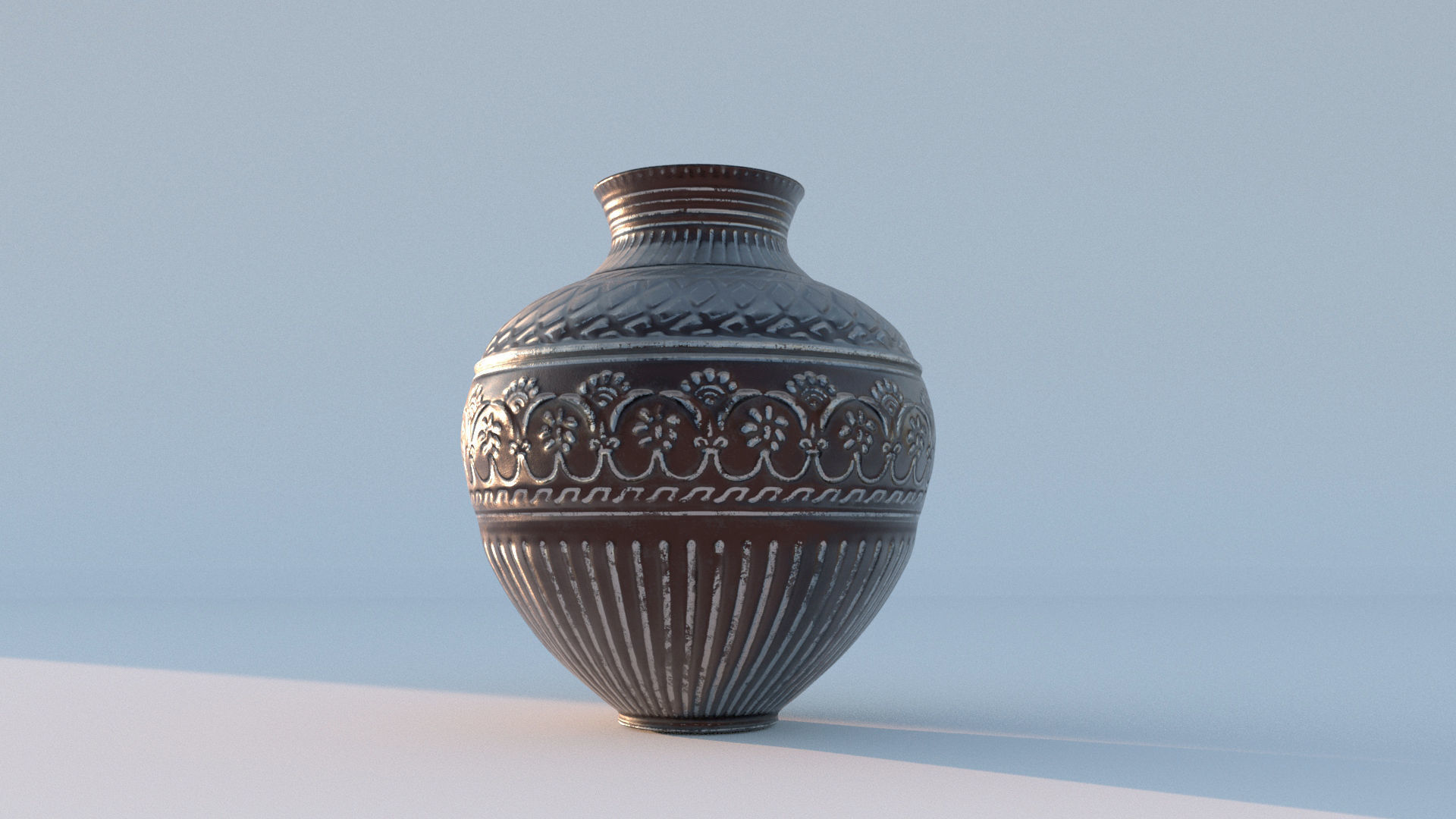 3d model pot vase in style of ancient greek art 3D model | CGTrader