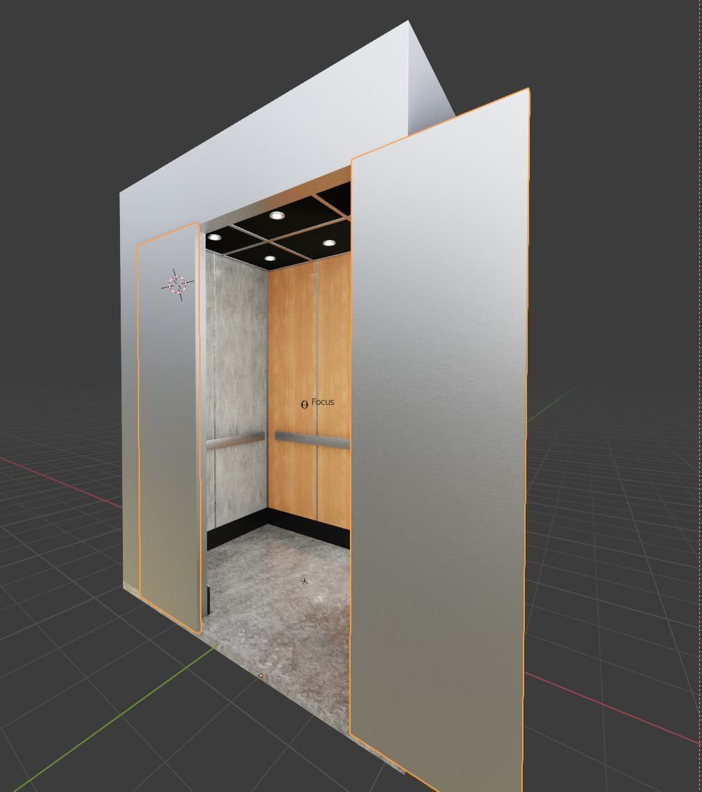 3D model Mockup Elevator - Model 2 VR / AR / low-poly | CGTrader