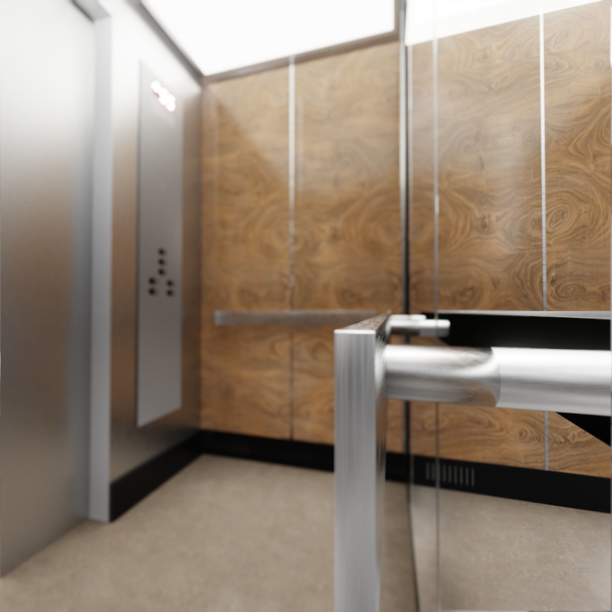 3D model Mockup Elevator - Model 2 VR / AR / low-poly | CGTrader