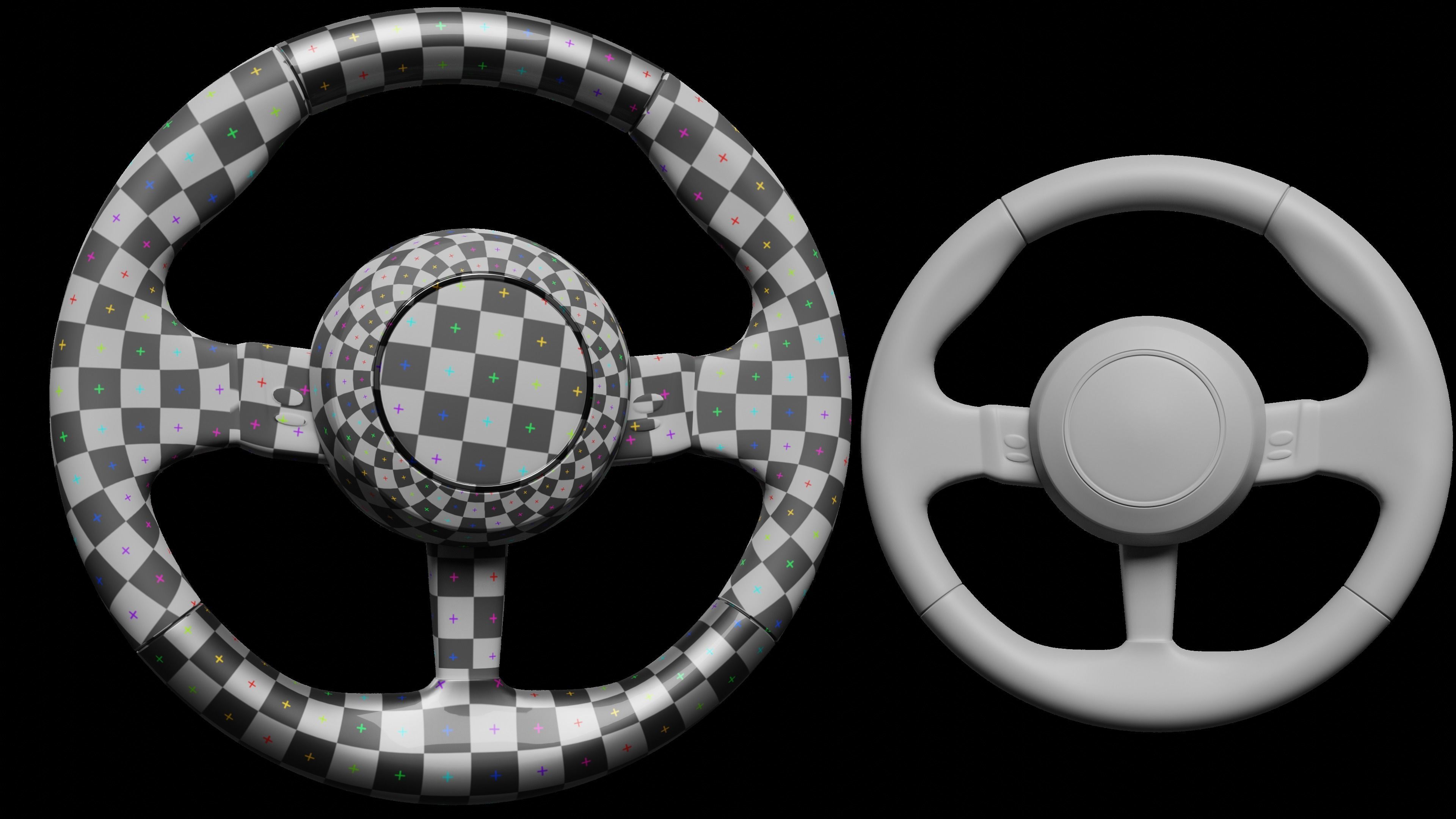 3D model Steering Wheel 4K VR / AR / low-poly | CGTrader