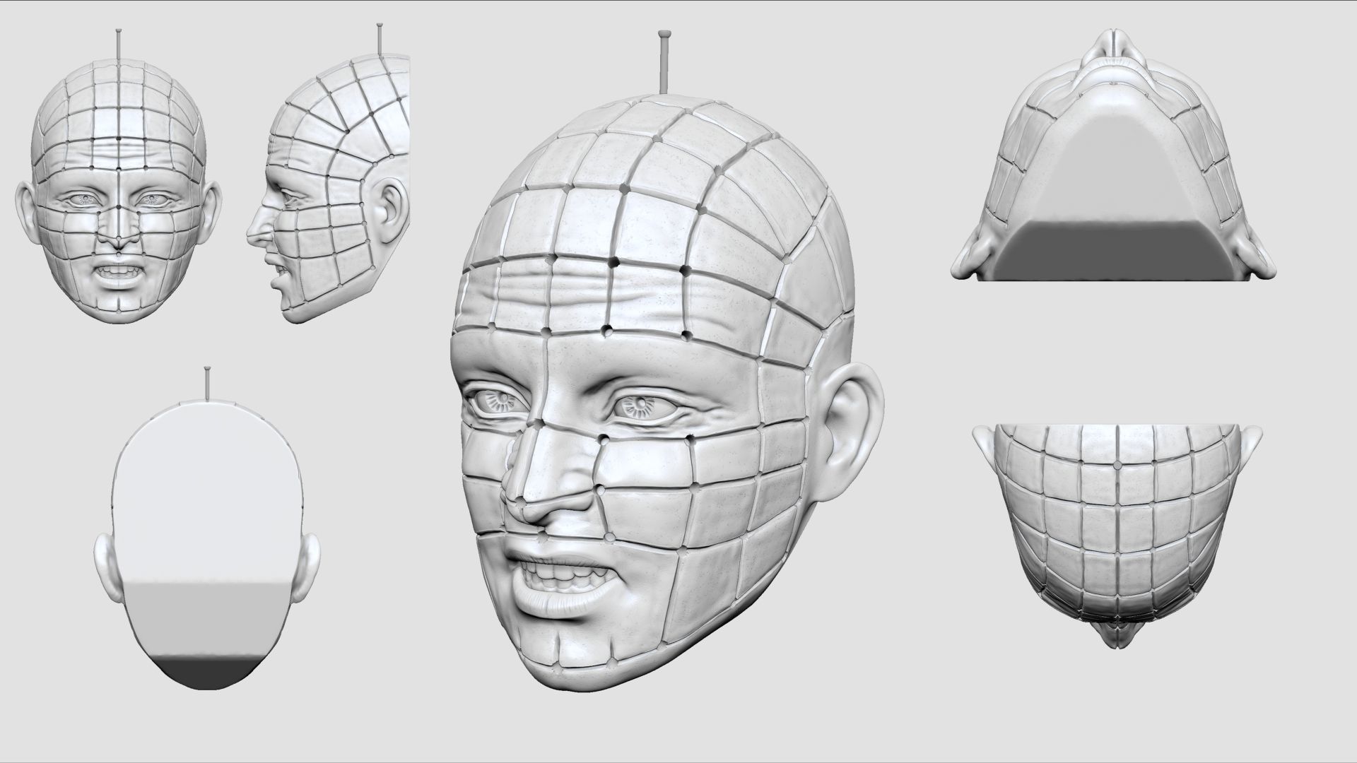 Pinhead 3D model 3D printable | CGTrader
