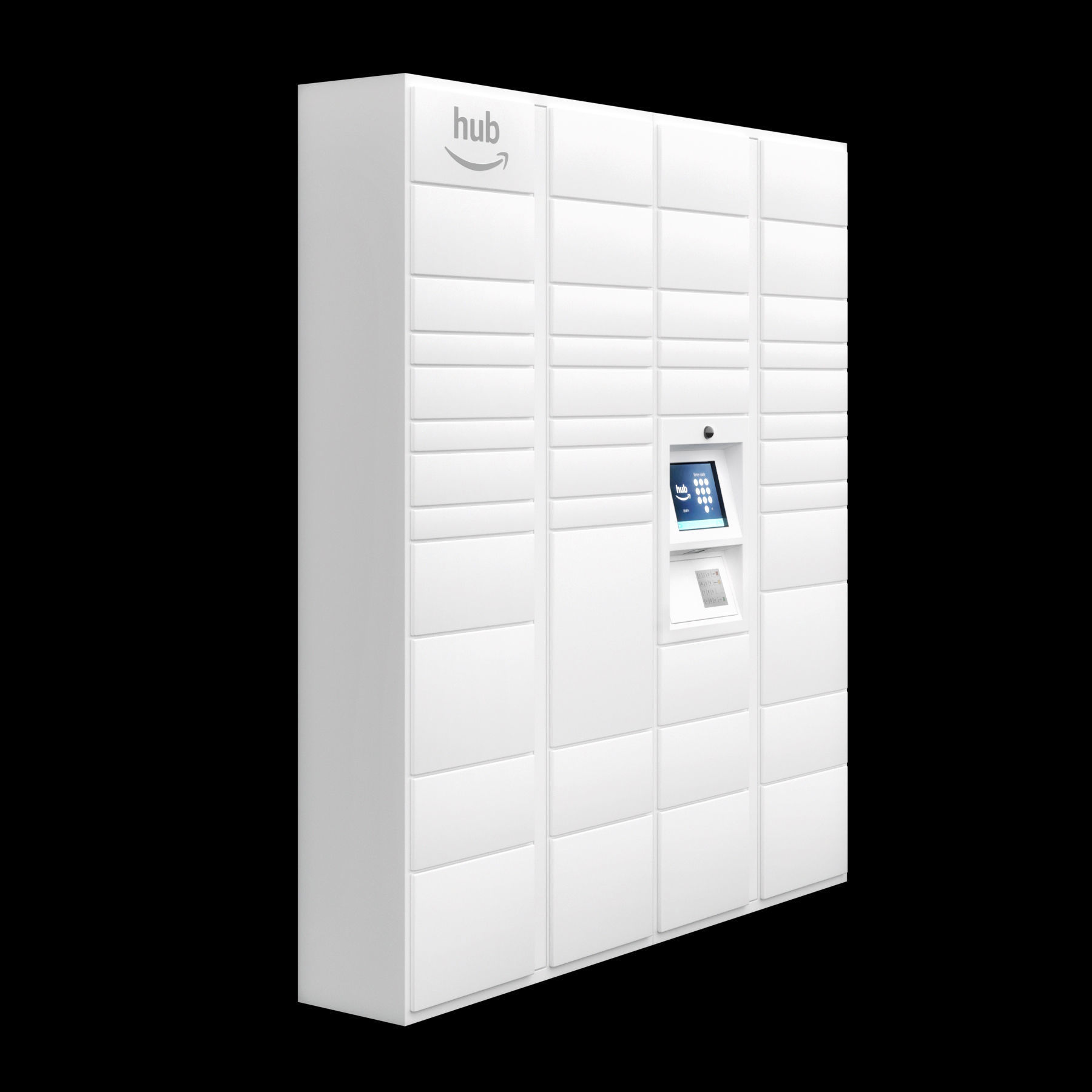 Amazon Hub Apartment Locker 3D model | CGTrader