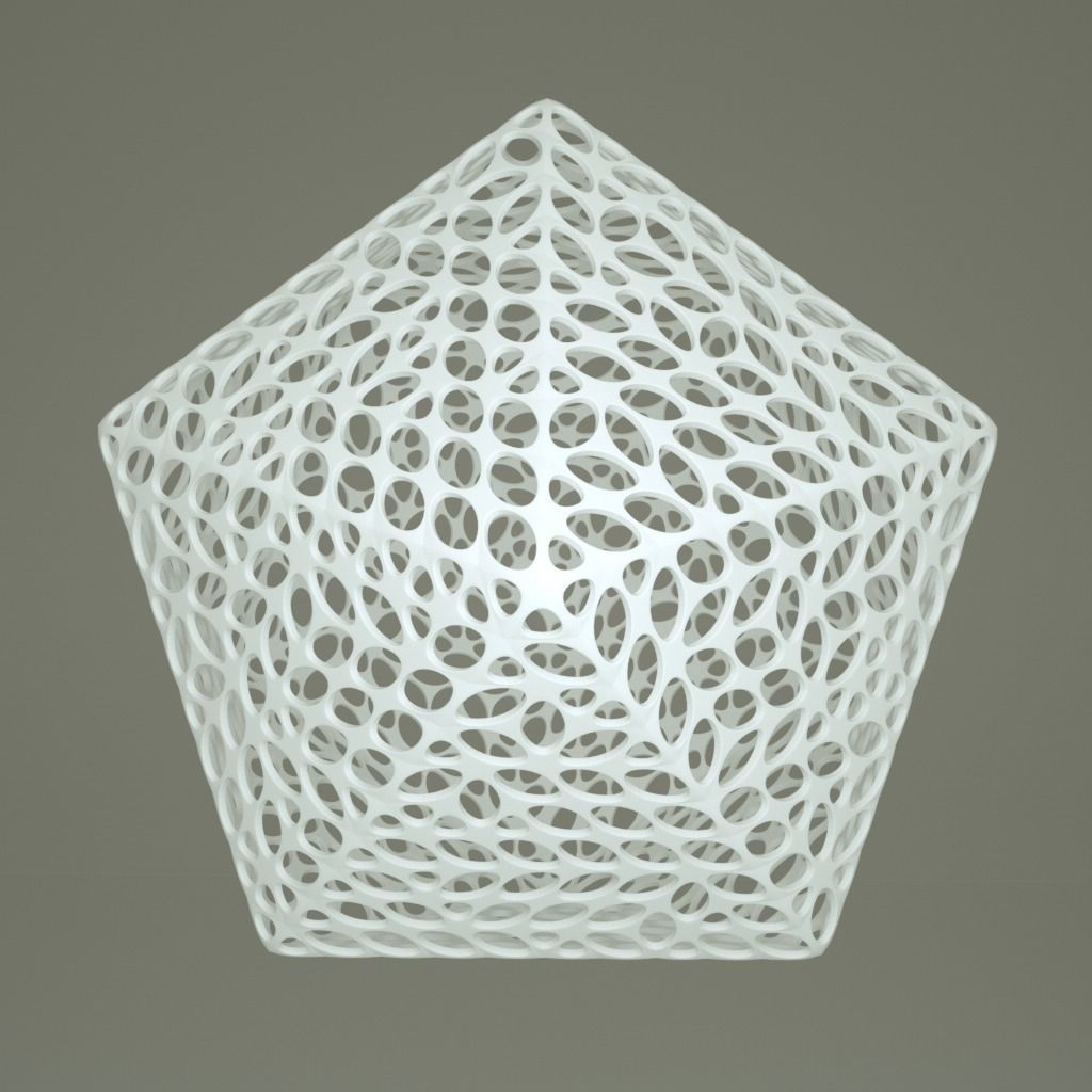 Abstract Geometric Icosa 3D model | CGTrader